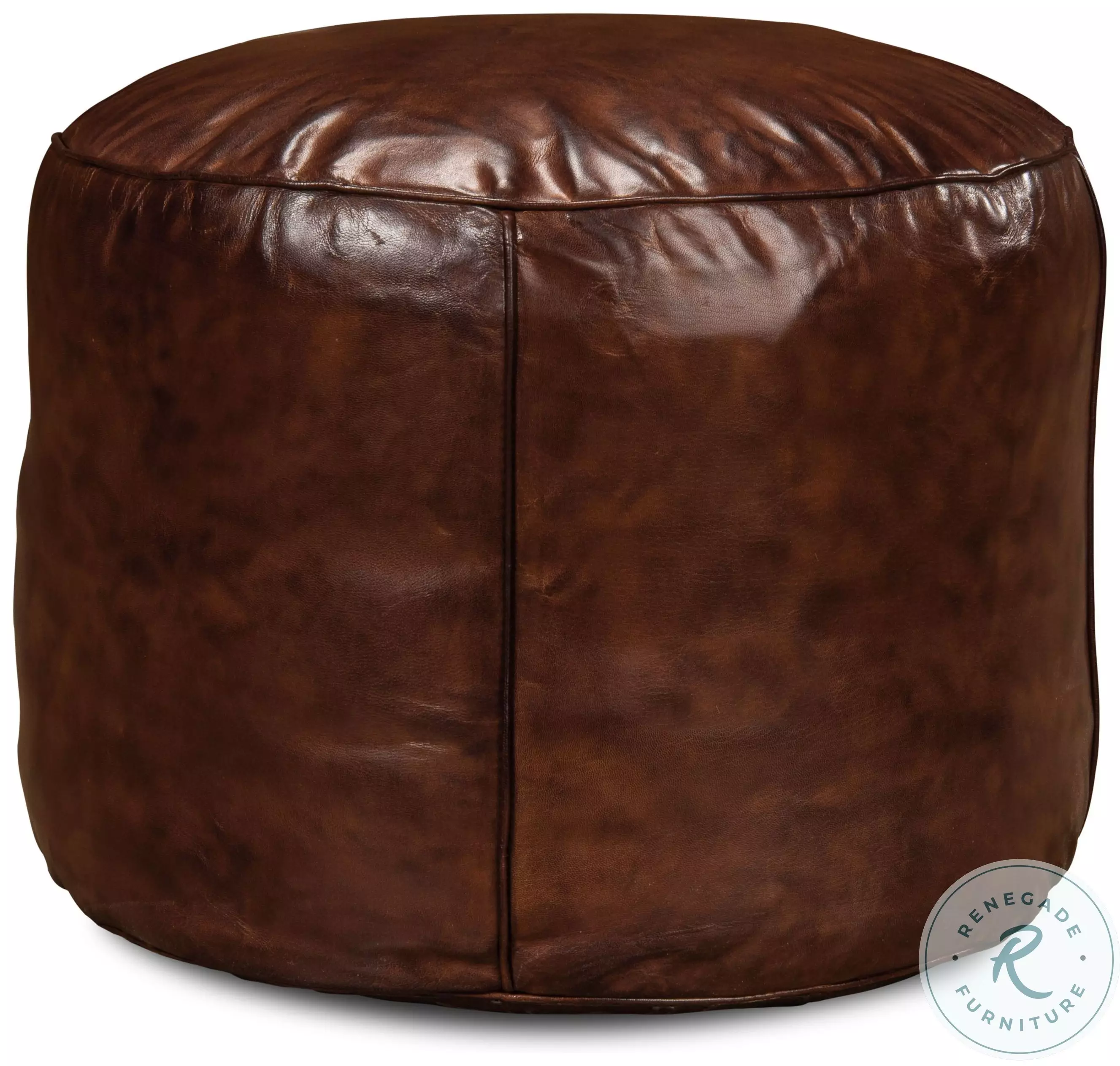 Soccerball Brown Stool from Sarreid | Coleman Furniture