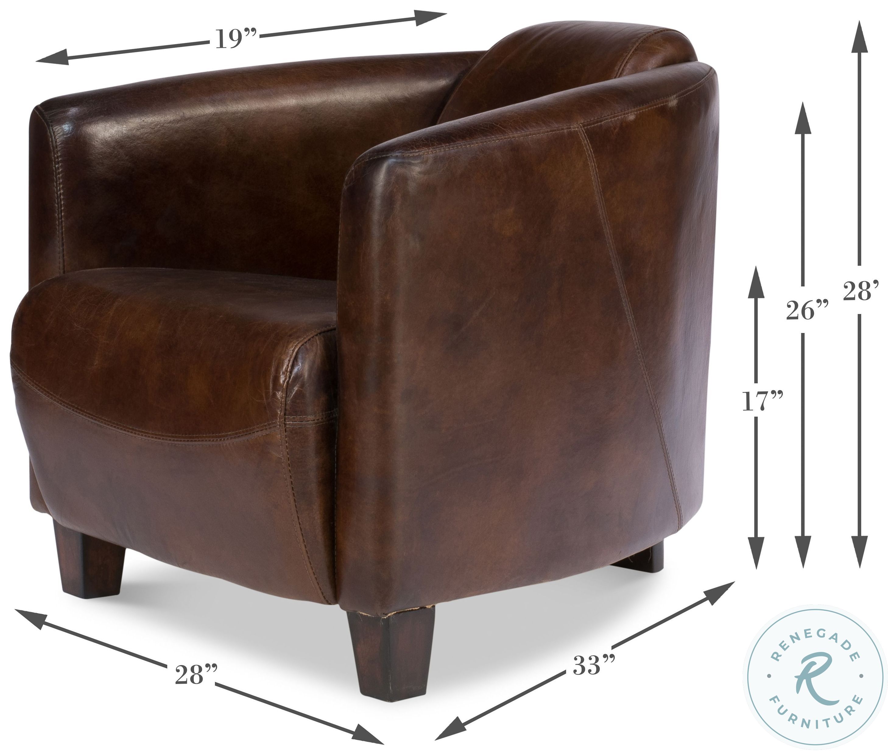 Mandy Brown Arm Chair from Sarreid | Coleman Furniture
