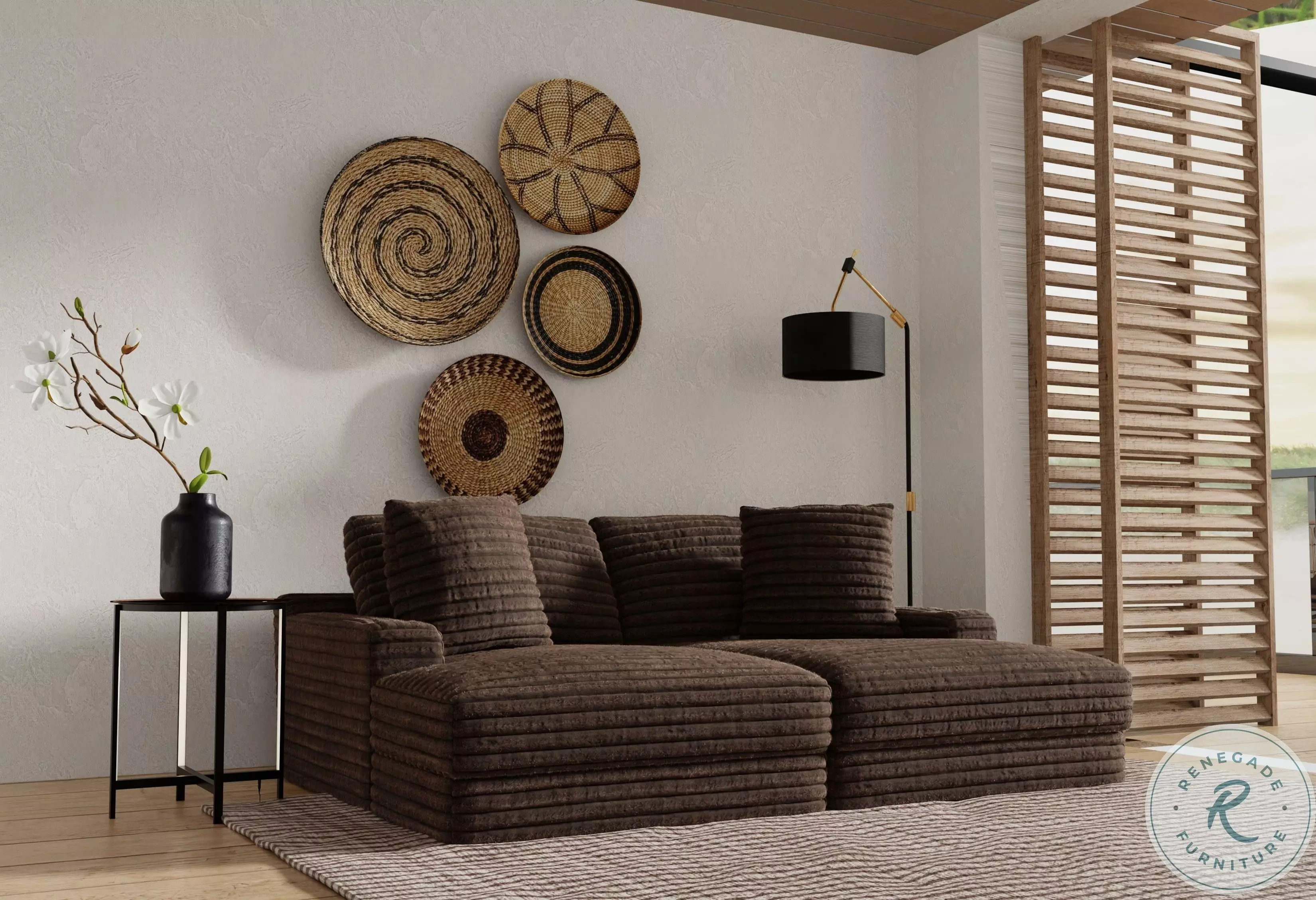 Comfrey Chocolate Sectional from Jackson | Coleman Furniture