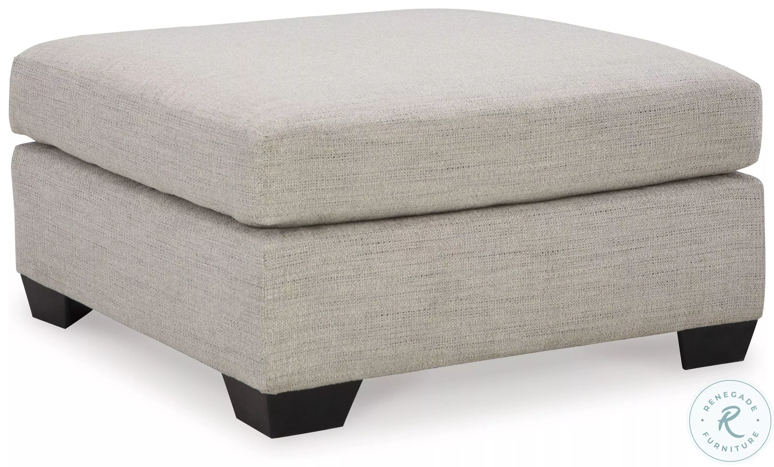 Mahoney Pebble Oversized Accent Ottoman From Ashley Furniture | Coleman ...