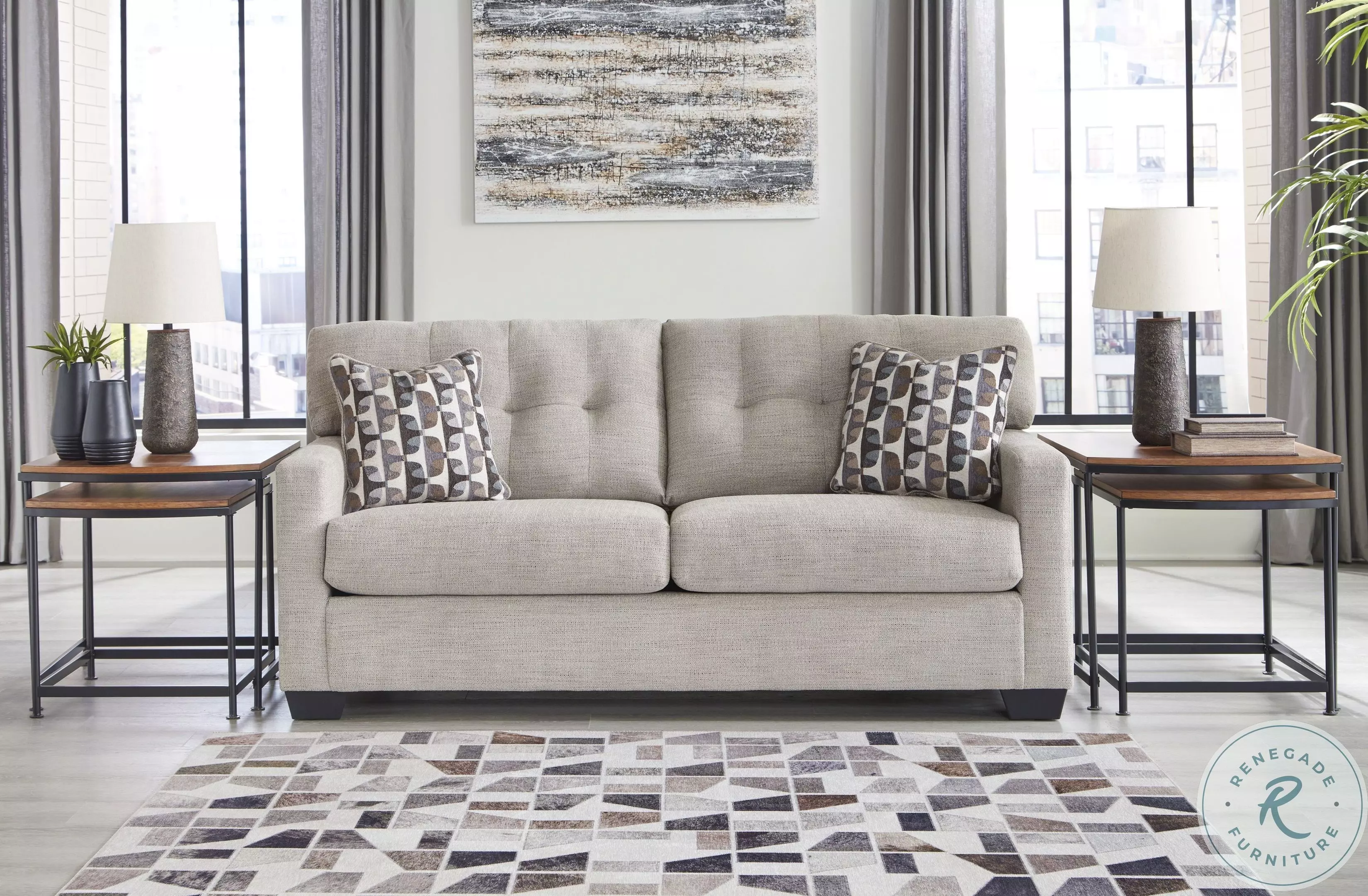 Mahoney Pebble Sofa From Ashley Furniture | Coleman Furniture