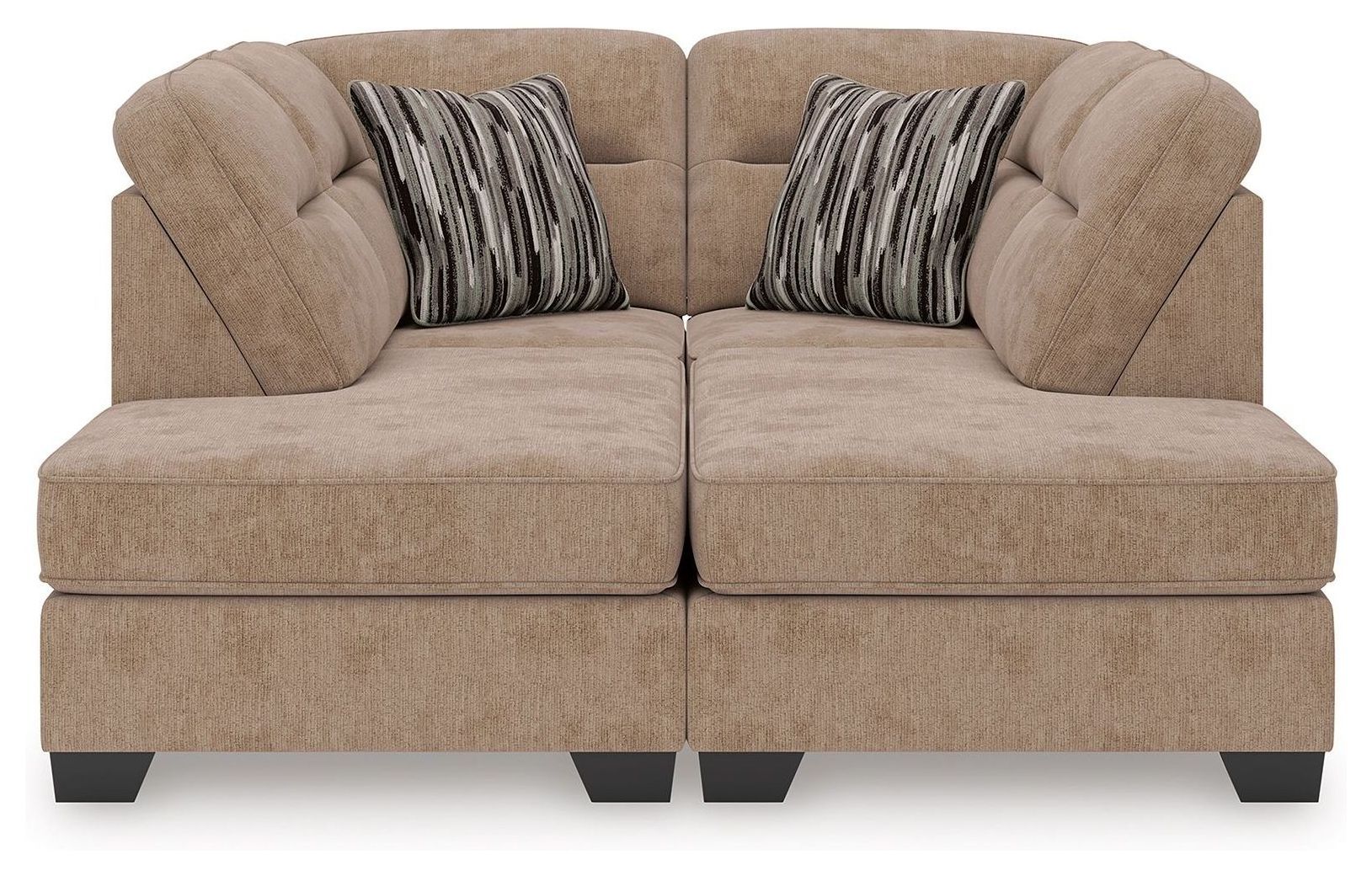 Olten Mocha 2 Piece Super Chaise From Ashley Furniture | Coleman Furniture