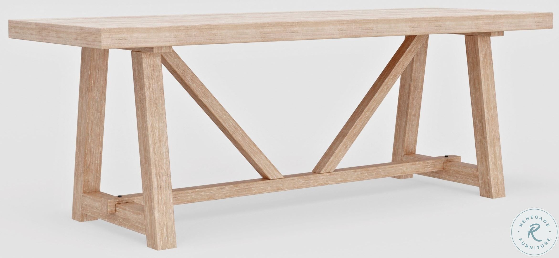 Raquel Driftwood Rectangular Dining Table From Alpine | Coleman Furniture