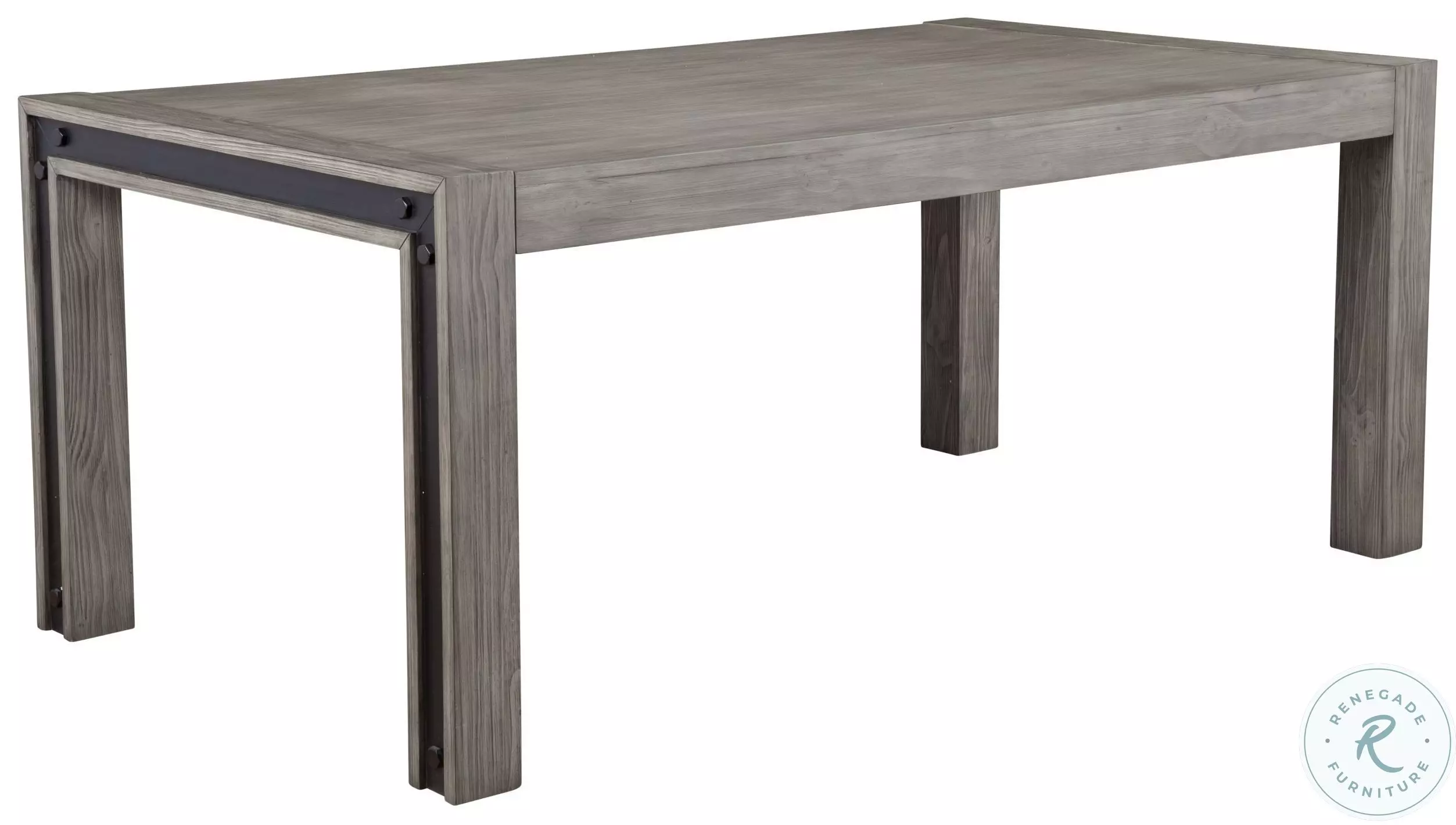 Fallon Gray And Black Dining Table From Alpine | Coleman Furniture