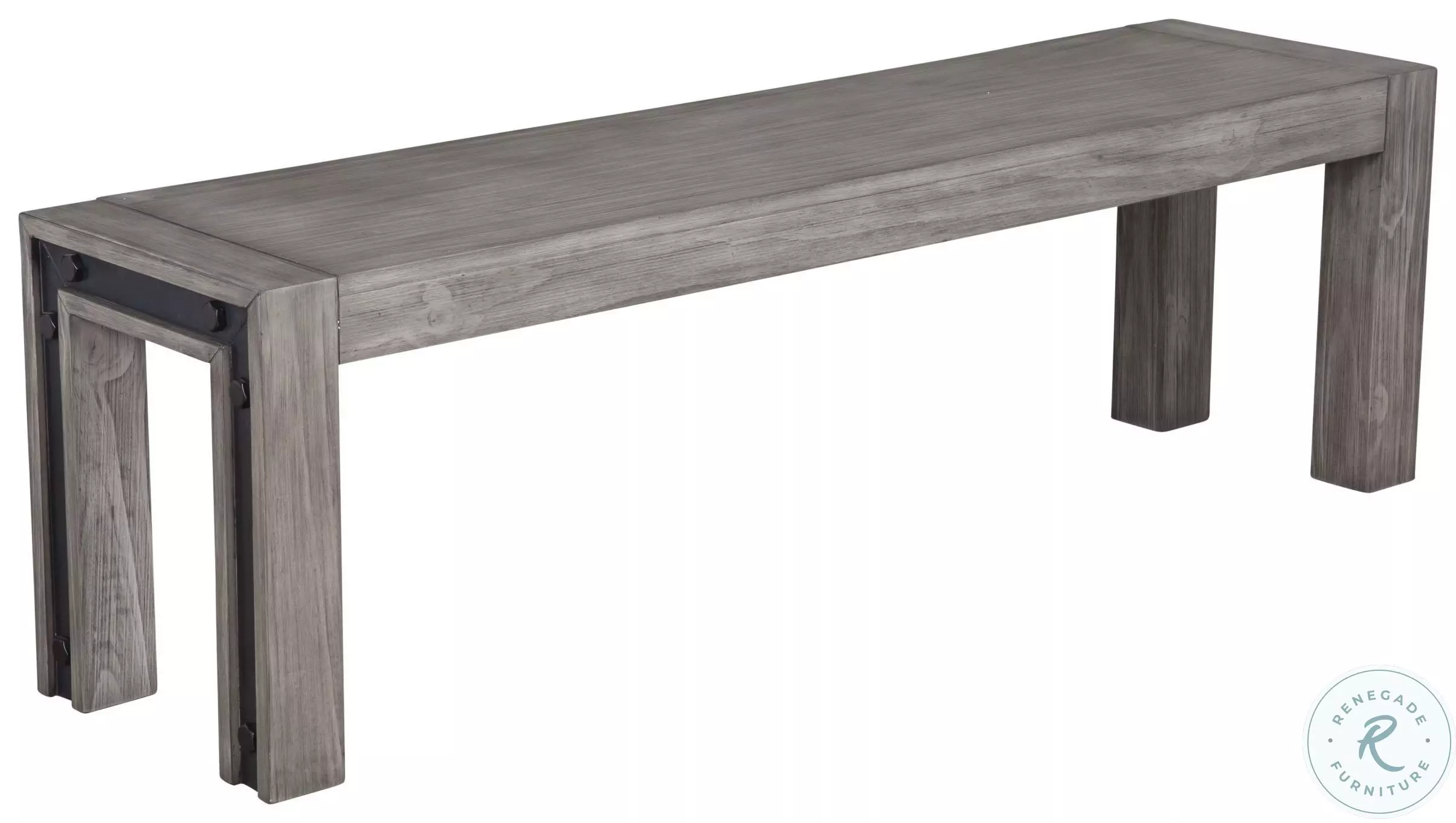 Fallon Gray Bench From Alpine | Coleman Furniture
