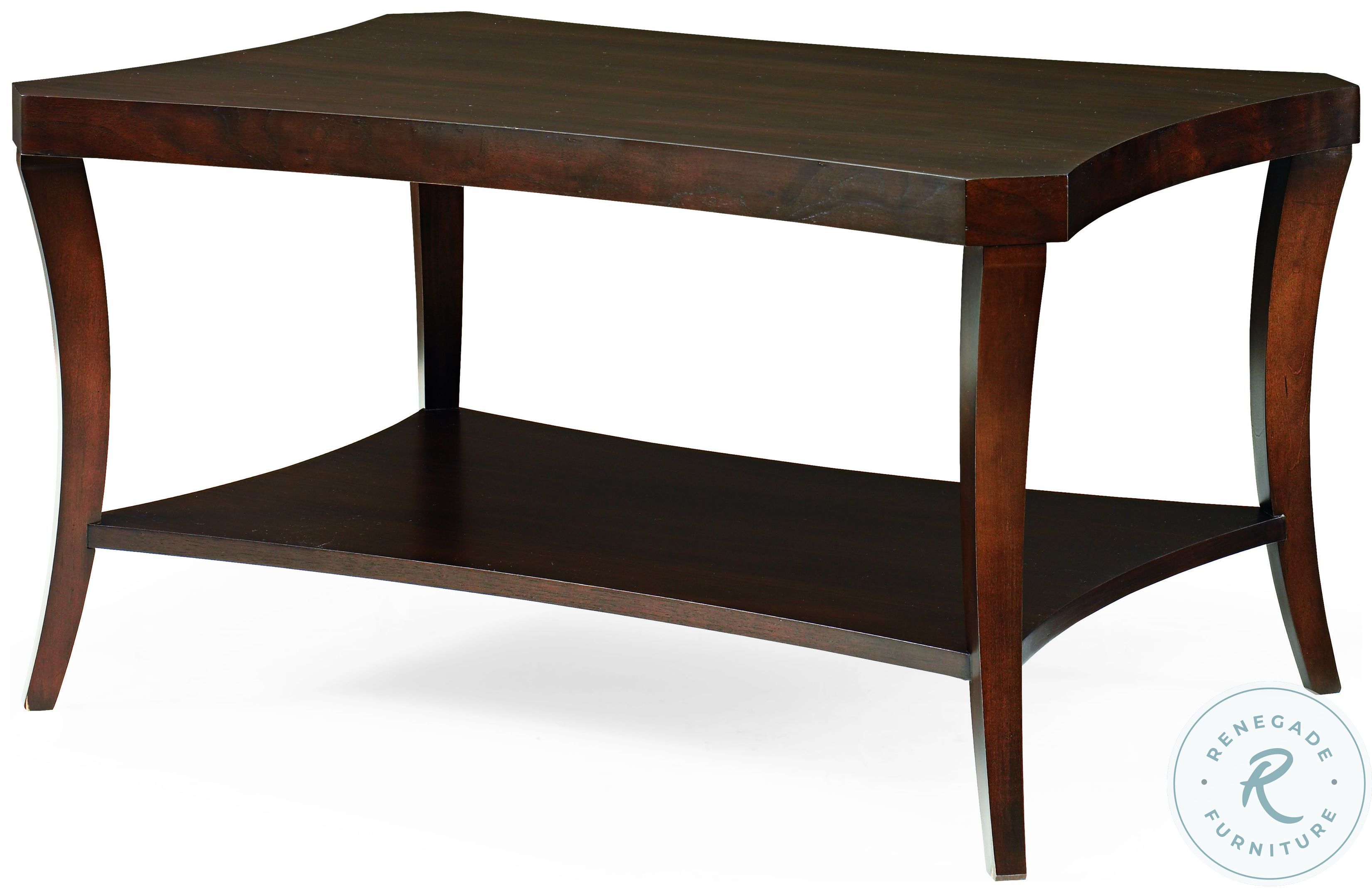 Tribeca American Walnut Rectangular Cocktail Table From Century ...