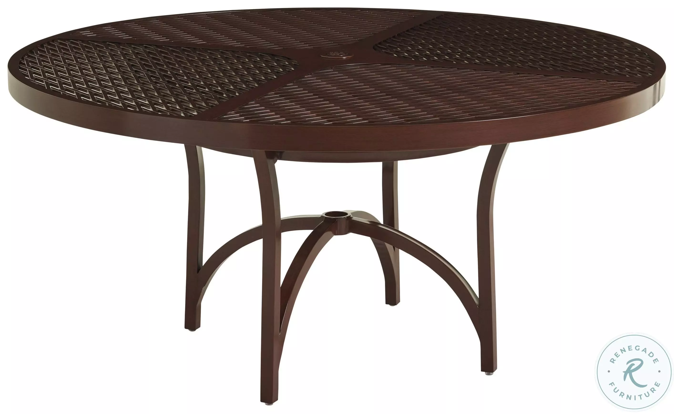 Abaco English Walnut Outdoor Round Dining Table From Tommy Bahama ...