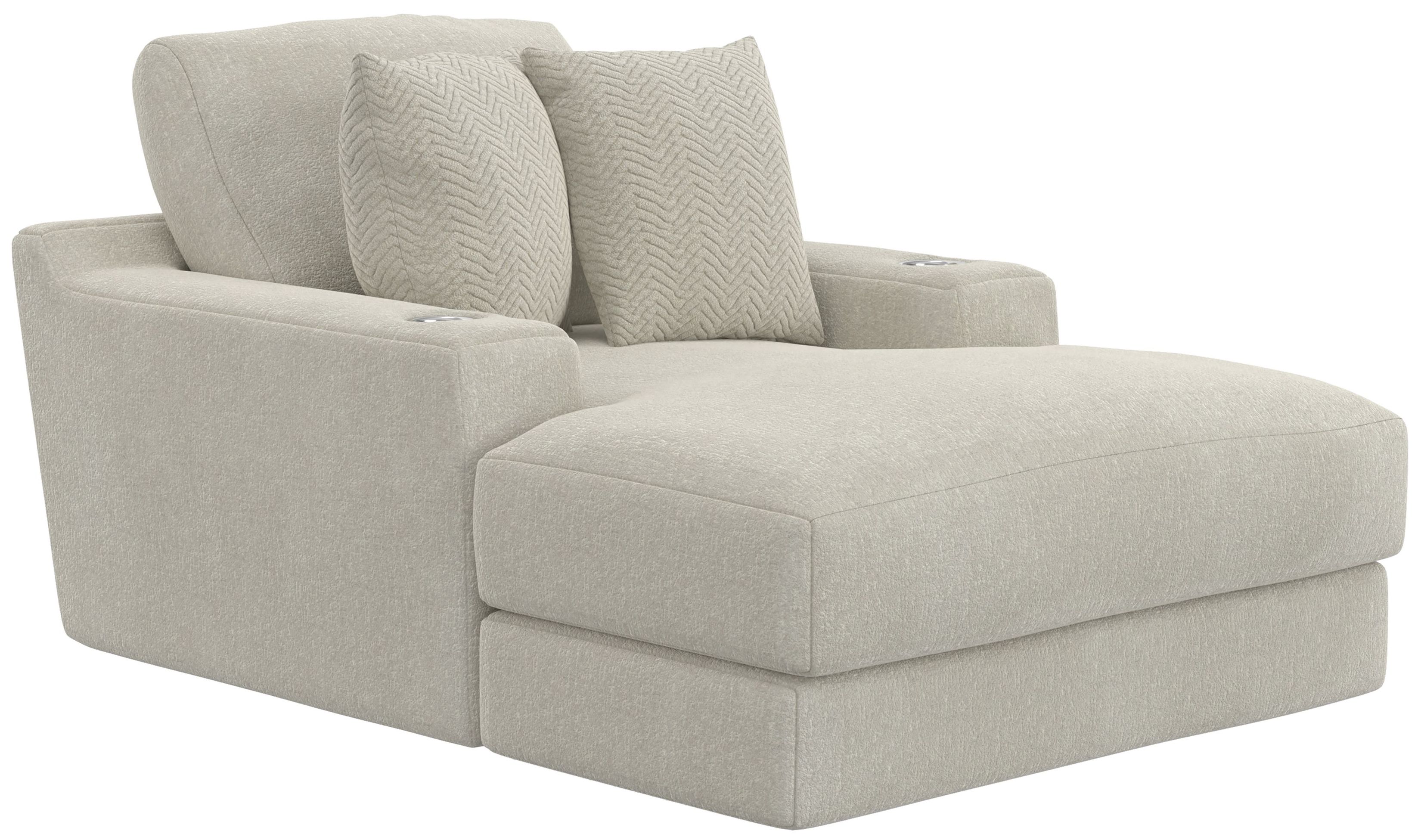Cozy Pearl 53" Chaise with USB Charging From Jackson Furniture ...