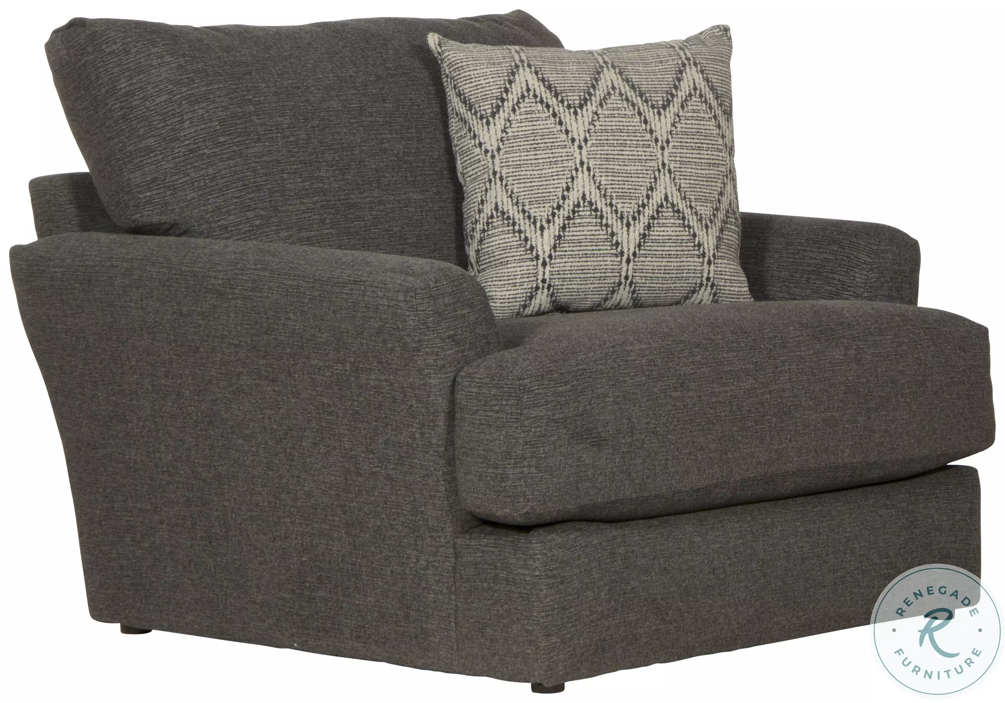 Howell Night And Graphite Oversized Chair From Jackson | Coleman Furniture