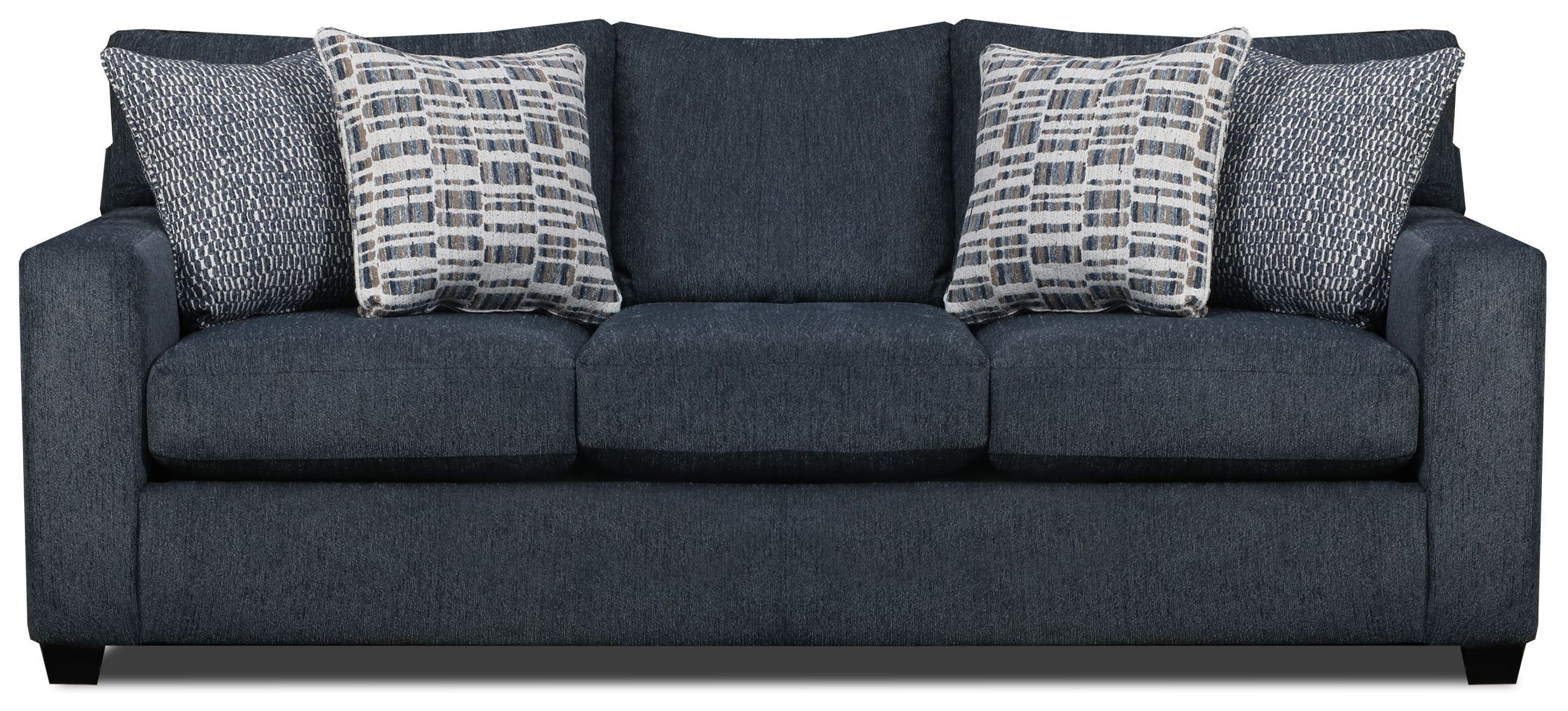 Universal Denim Blue 93" Sofa From Southern Home Furnishings | Coleman ...