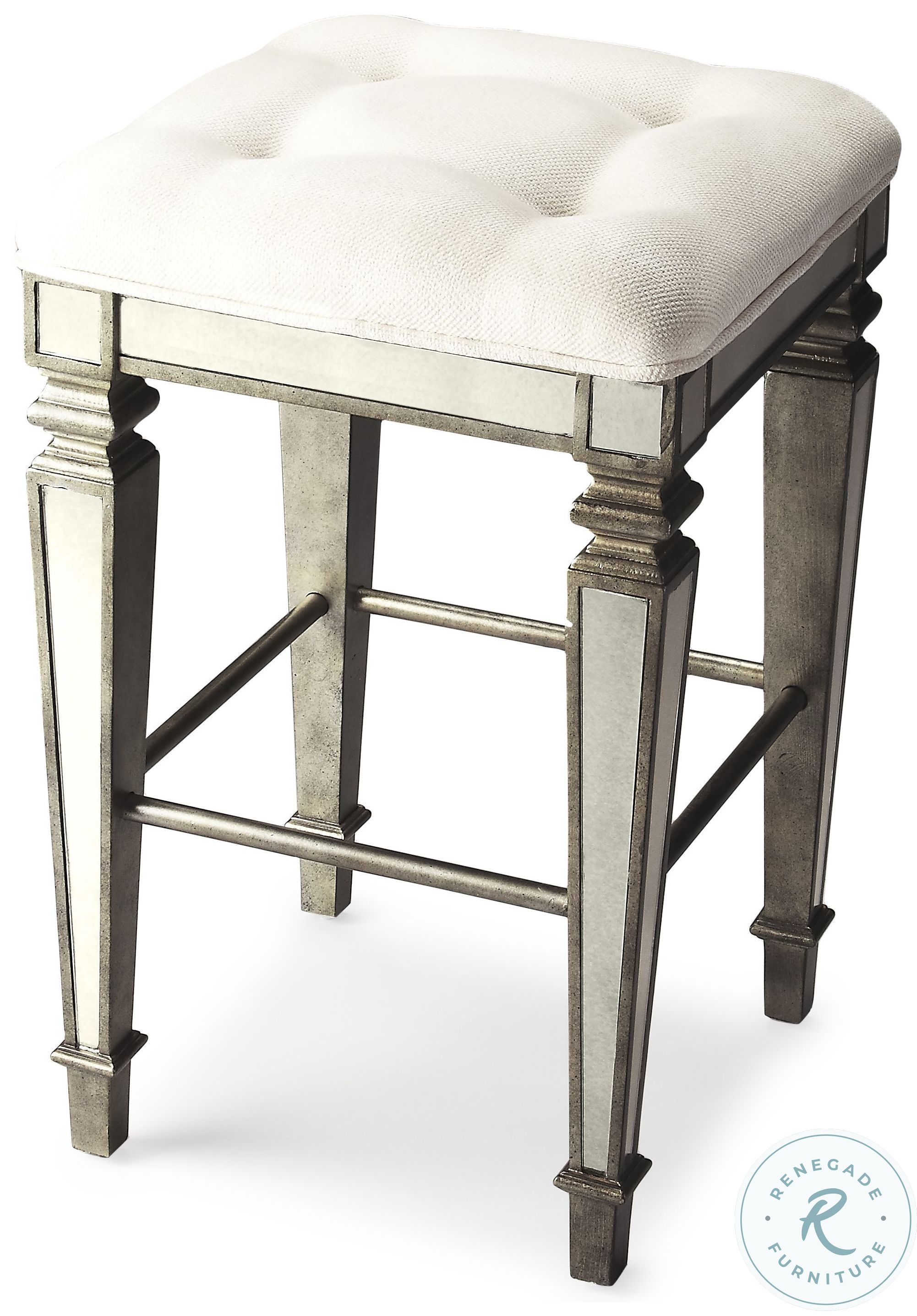 Celeste Masterpiece Mirror Bar Stool from Butler (3505146) | Coleman ...