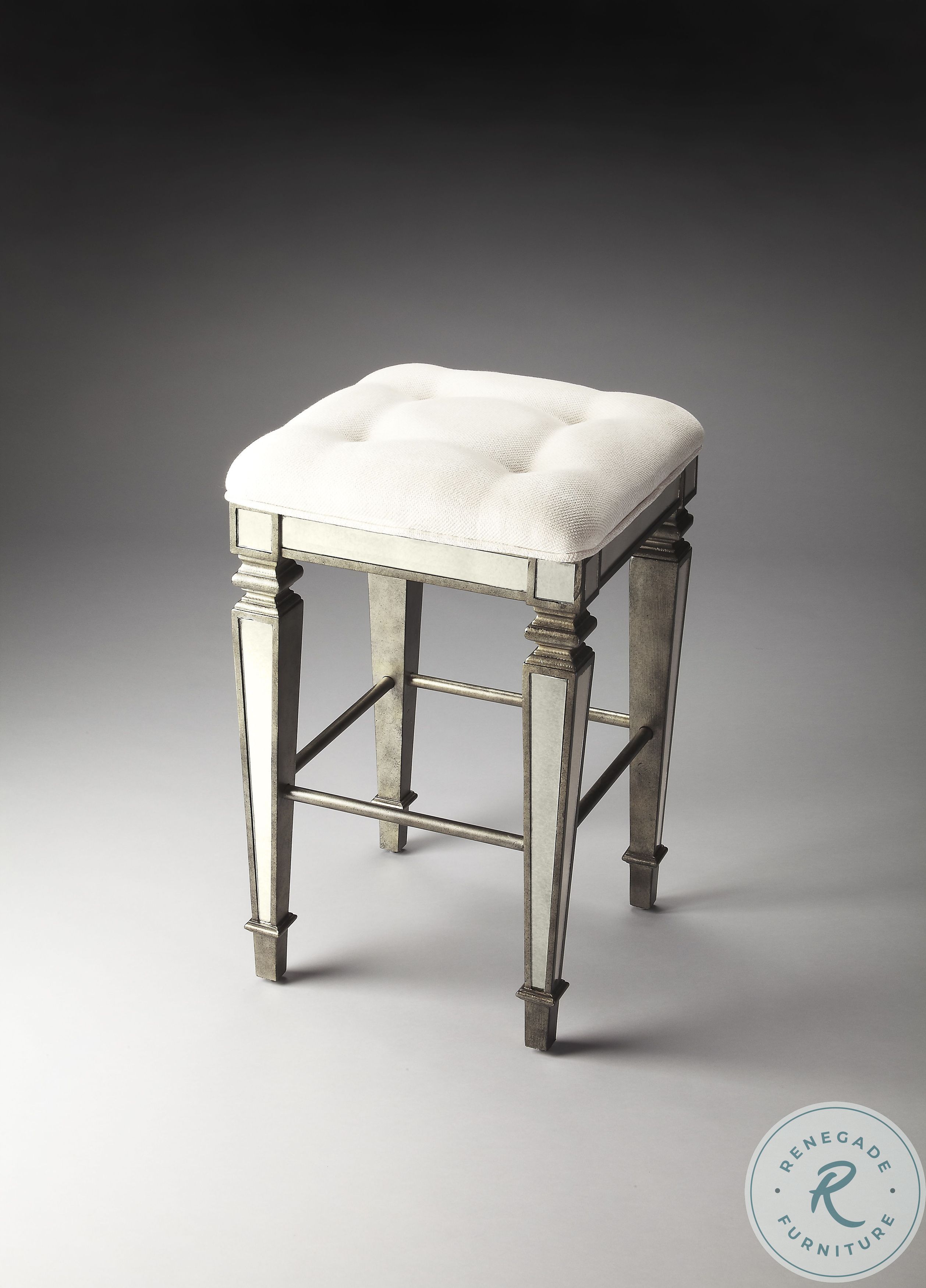 Celeste Masterpiece Mirror Bar Stool from Butler (3505146) | Coleman ...