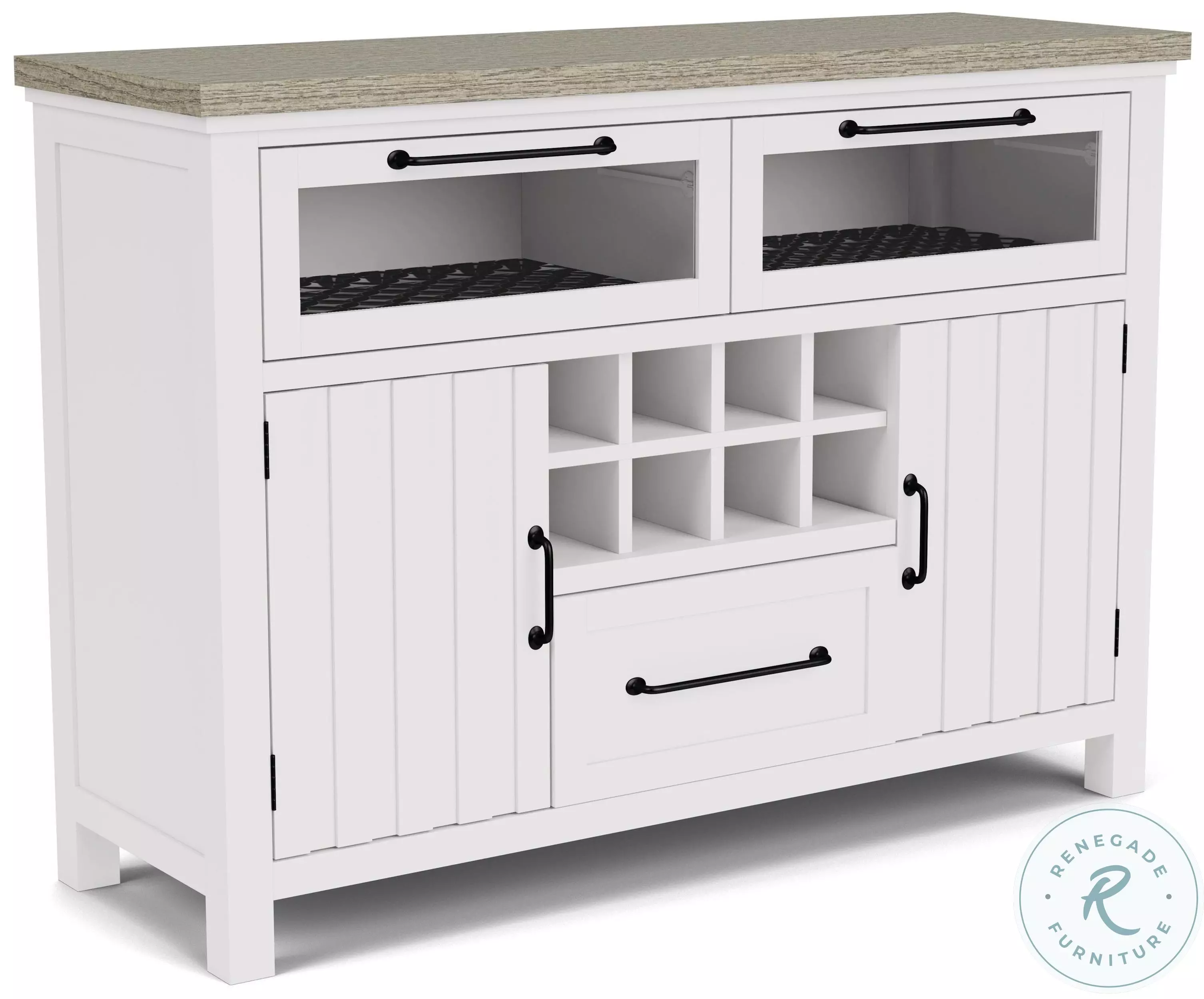 Cora Cloud And Fog Server From Riverside Furniture | Coleman Furniture