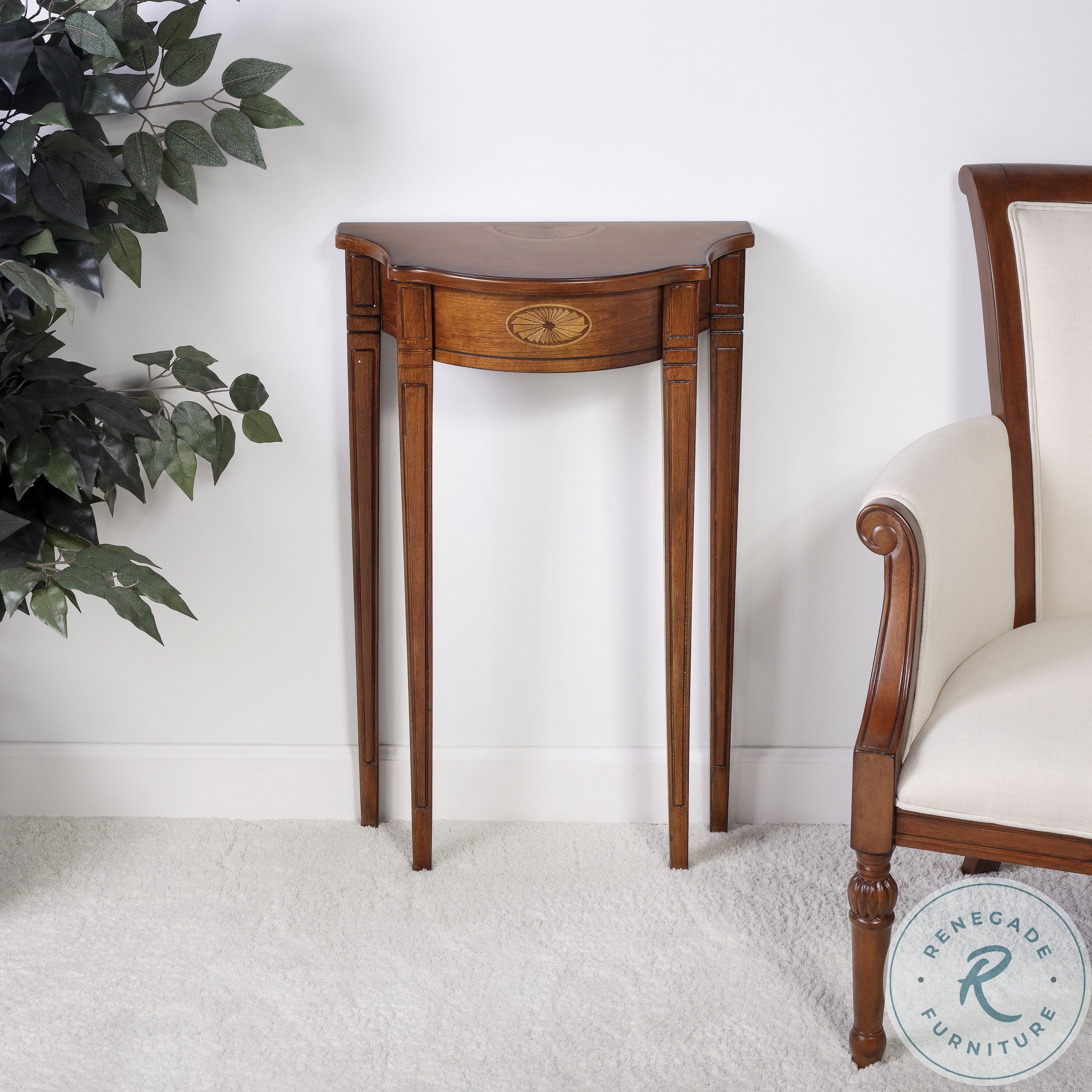 Chester Olive Ash Burl Console Table from Butler | Coleman Furniture