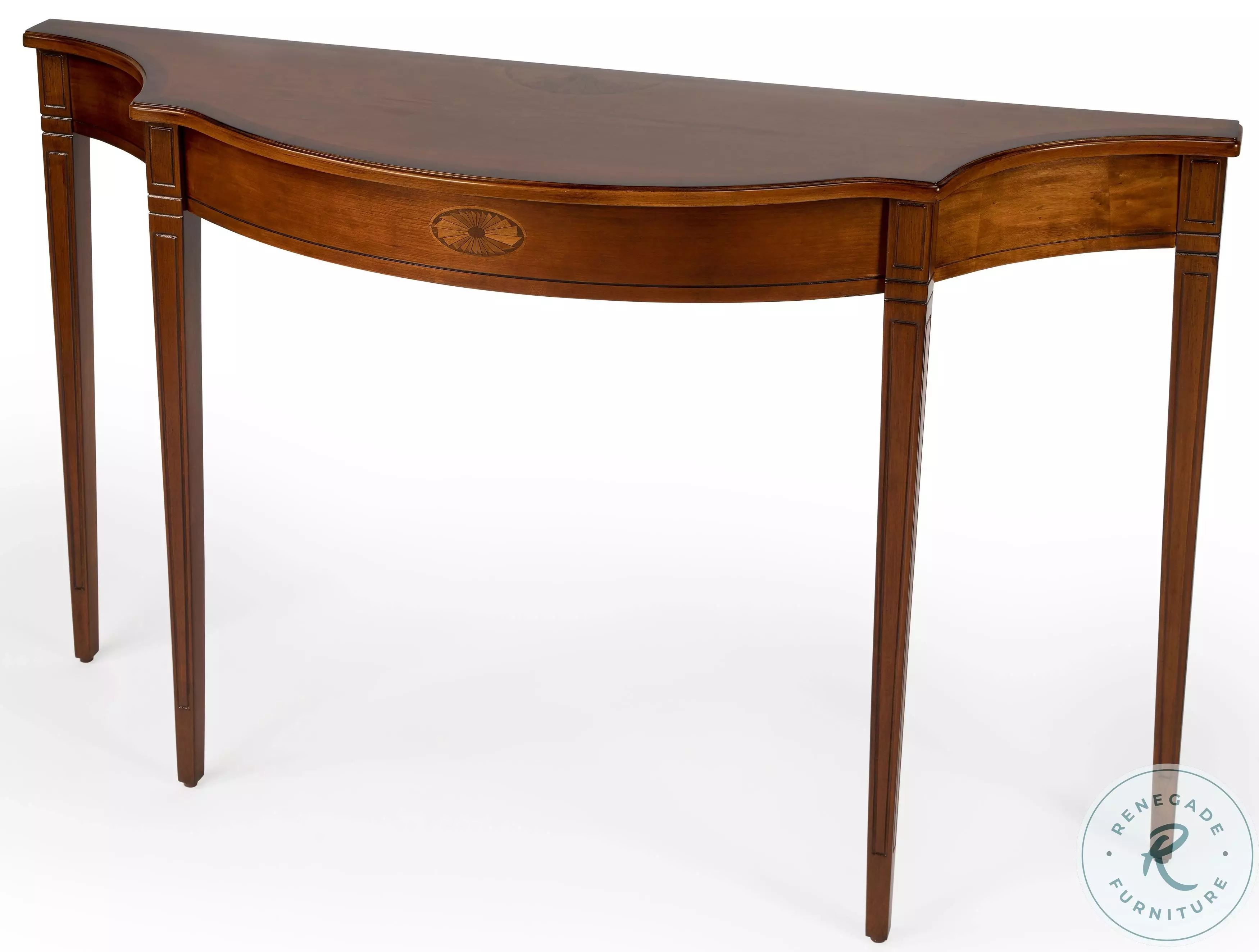 Cherry Chester Olive Ash Burl Console Table from Butler | Coleman Furniture