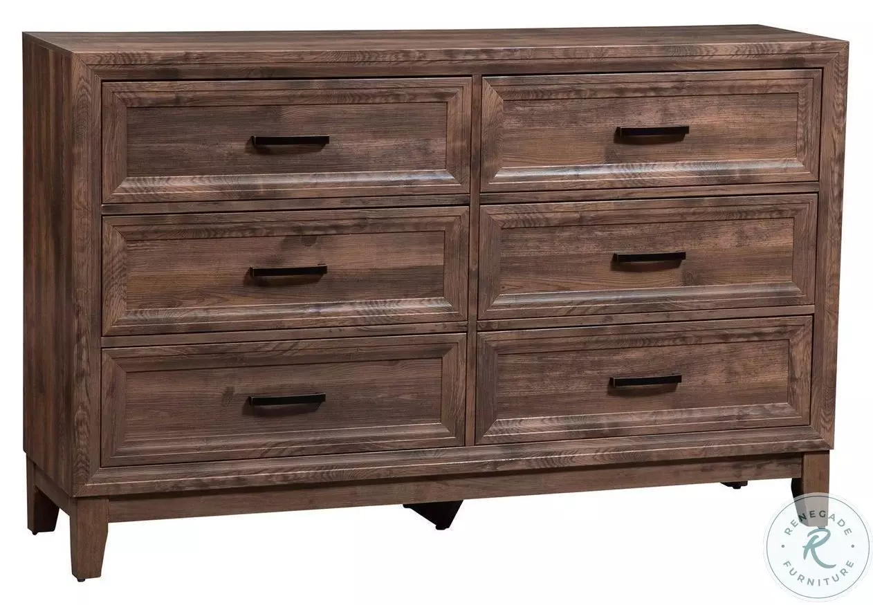 Summit Crest Cobblestone Drawer Dresser From Briarwood Living | Coleman ...