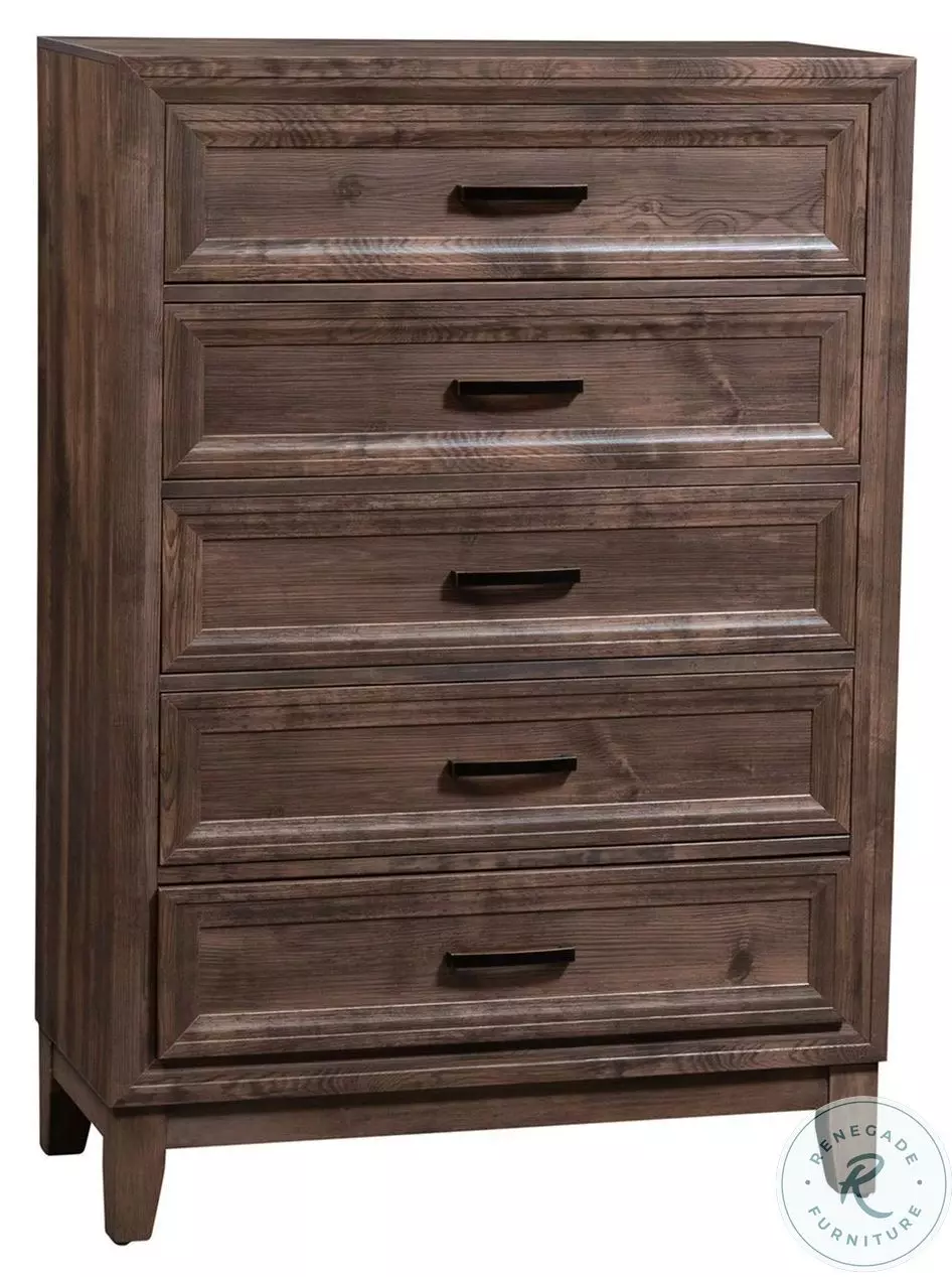 Summit Crest Cobblestone Drawer Chest From Briarwood Living | Coleman ...