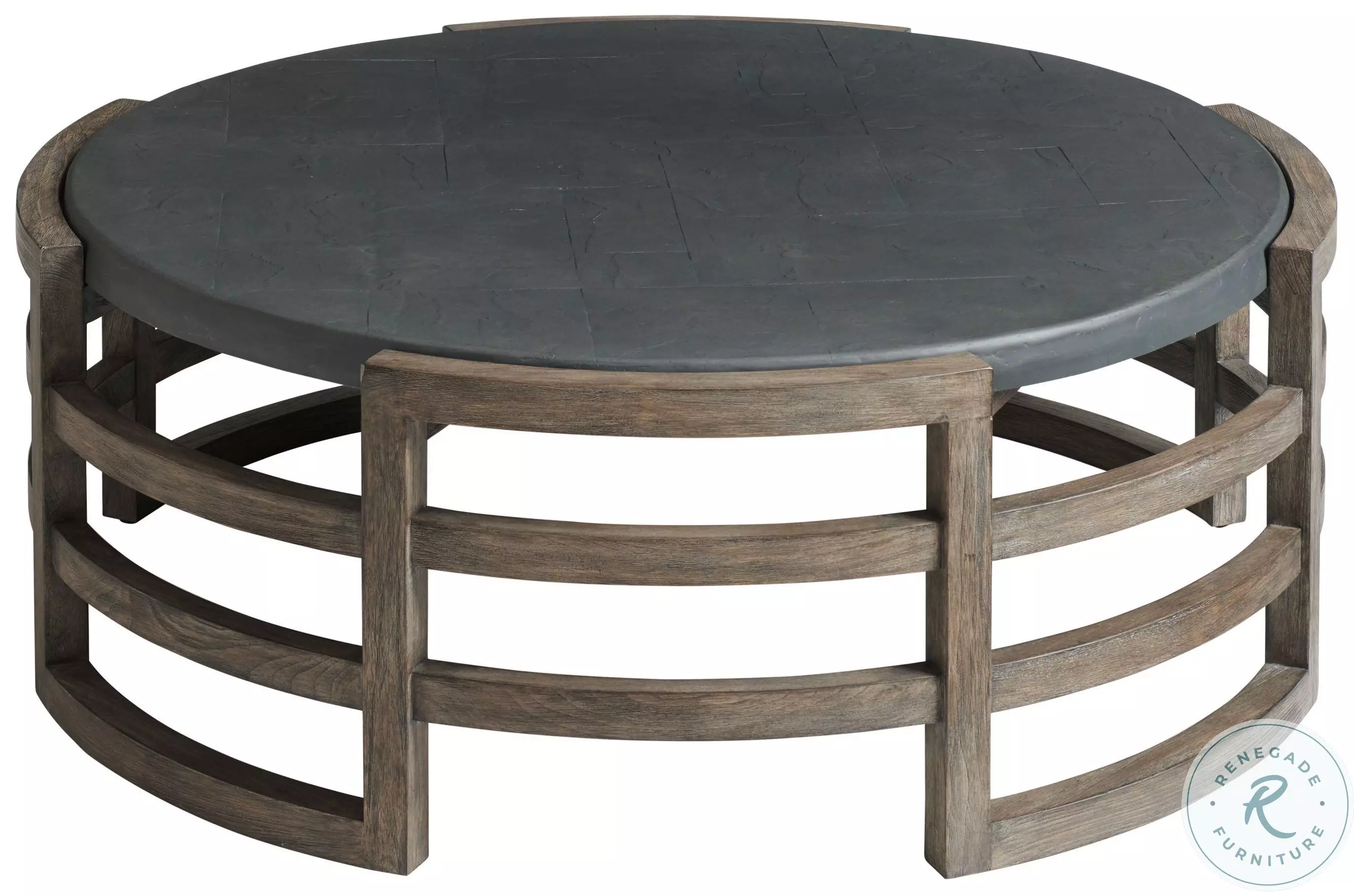 La Jolla Brown Outdoor Round Cocktail Table From Tommy Bahama | Coleman ...
