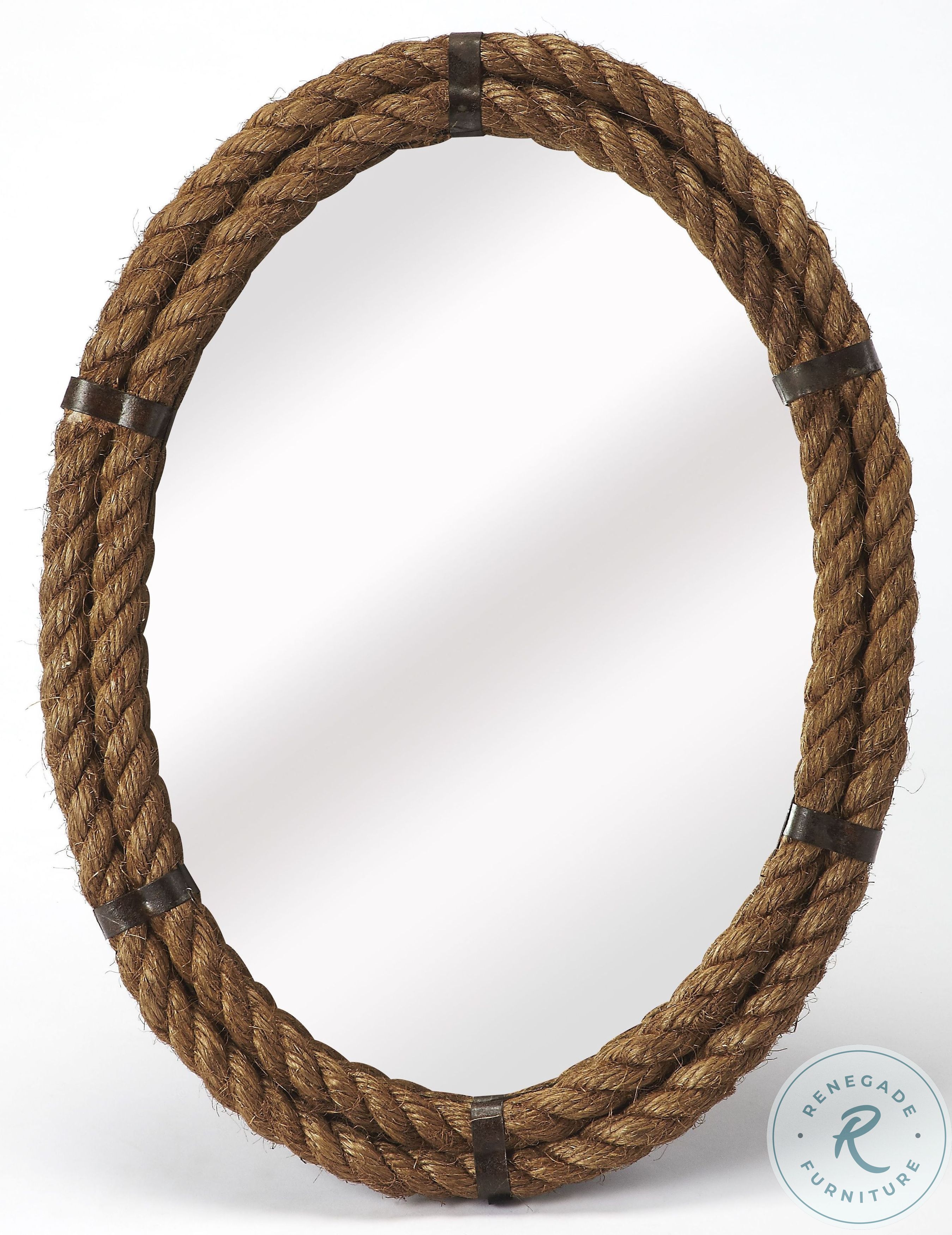 Darby Light Brown Wall Mirror from Butler | ColemanFurniture.com | 3961120