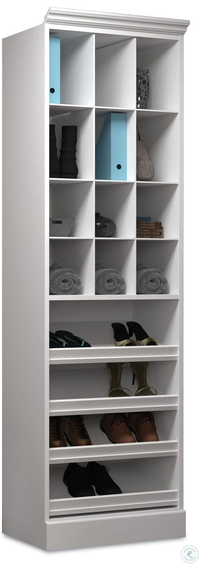Versatile White 25" Cubby Storage Unit from Bestar (40164-17) | Coleman ...