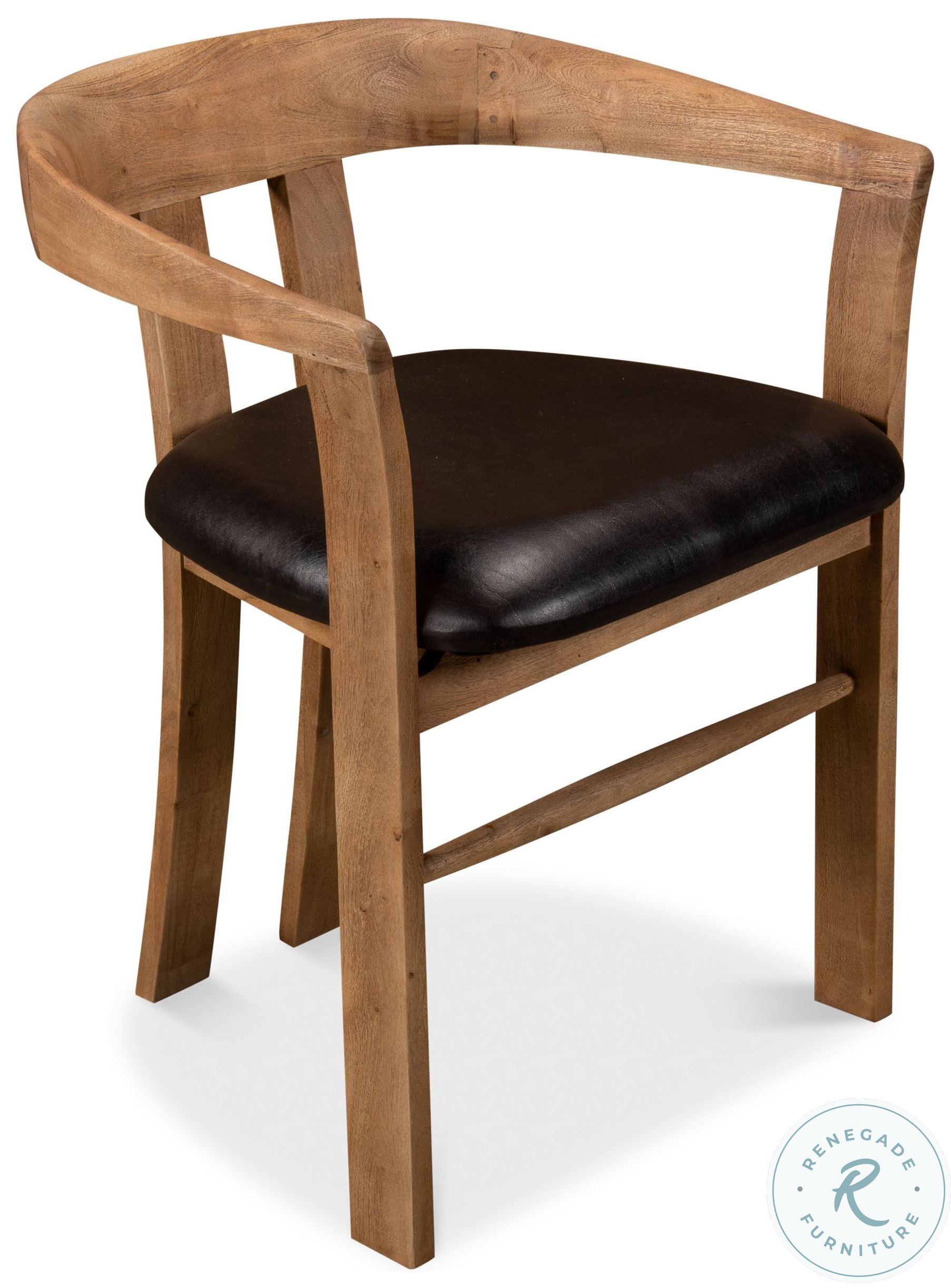 Rift Tan Dining Chair from Sarreid | Coleman Furniture