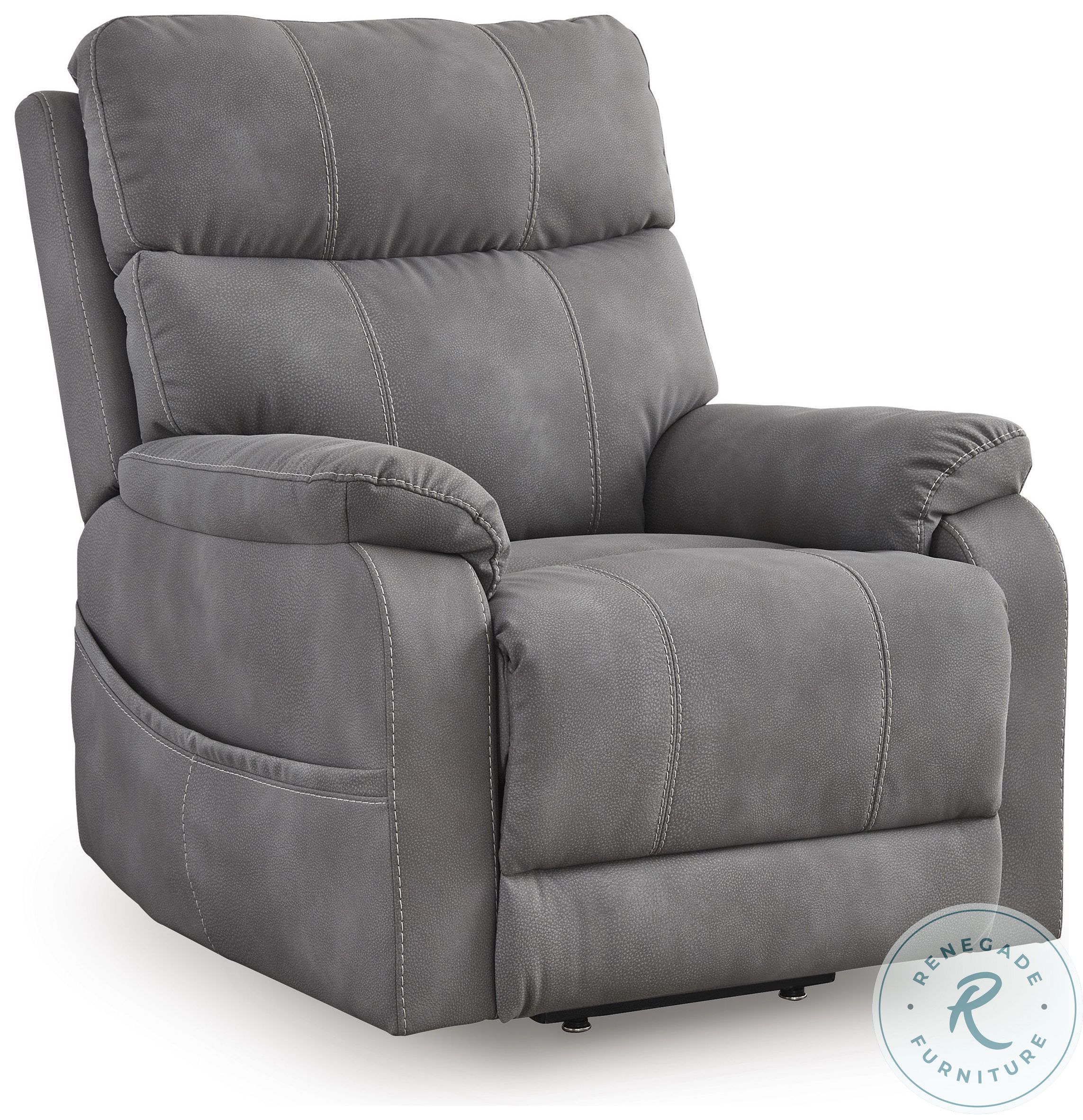 Next-Gen Durapella Slate Power Lift Recliner From Ashley Furniture ...
