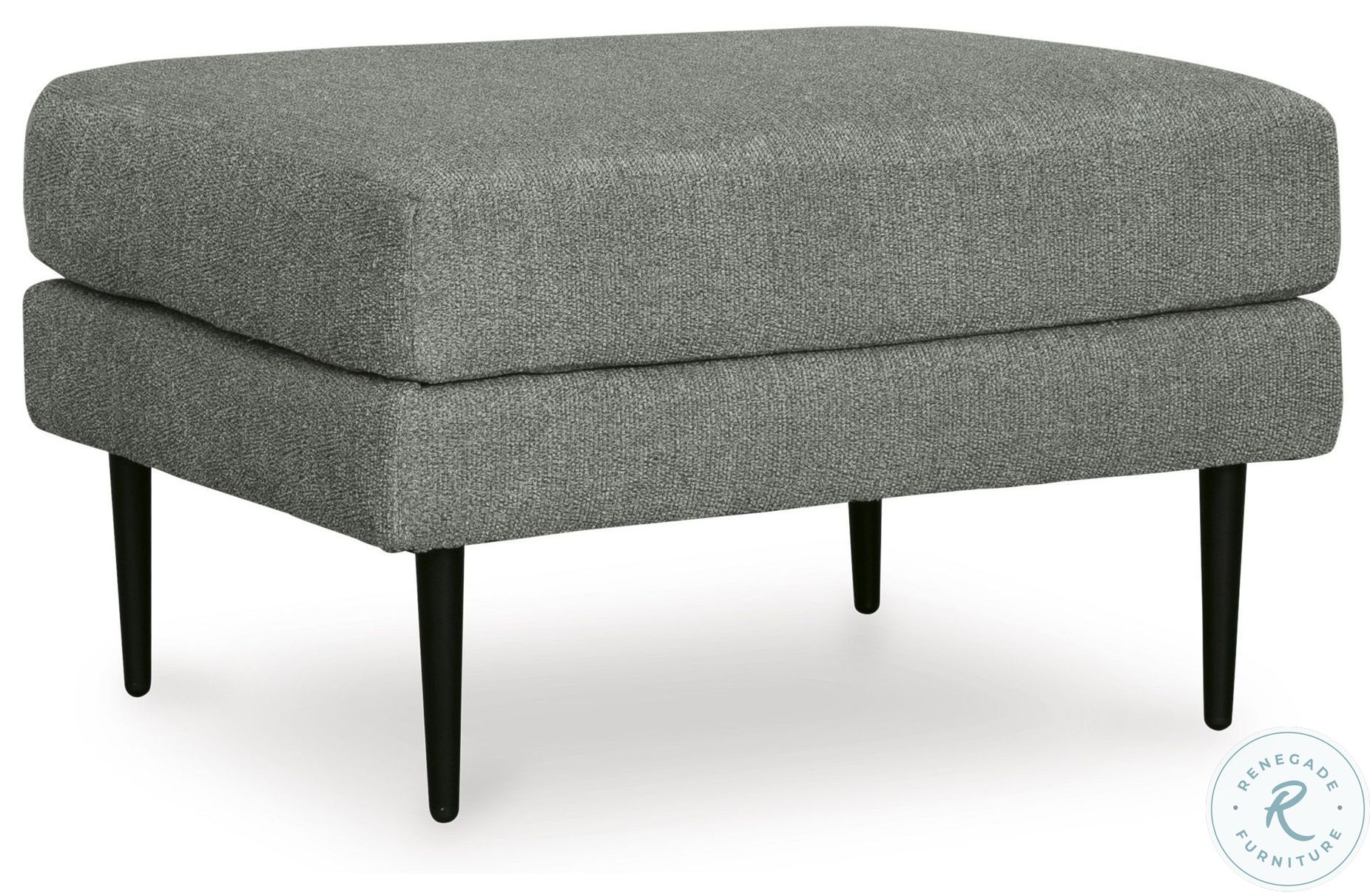 Hazela Charcoal Ottoman From Ashley Furniture | Coleman Furniture