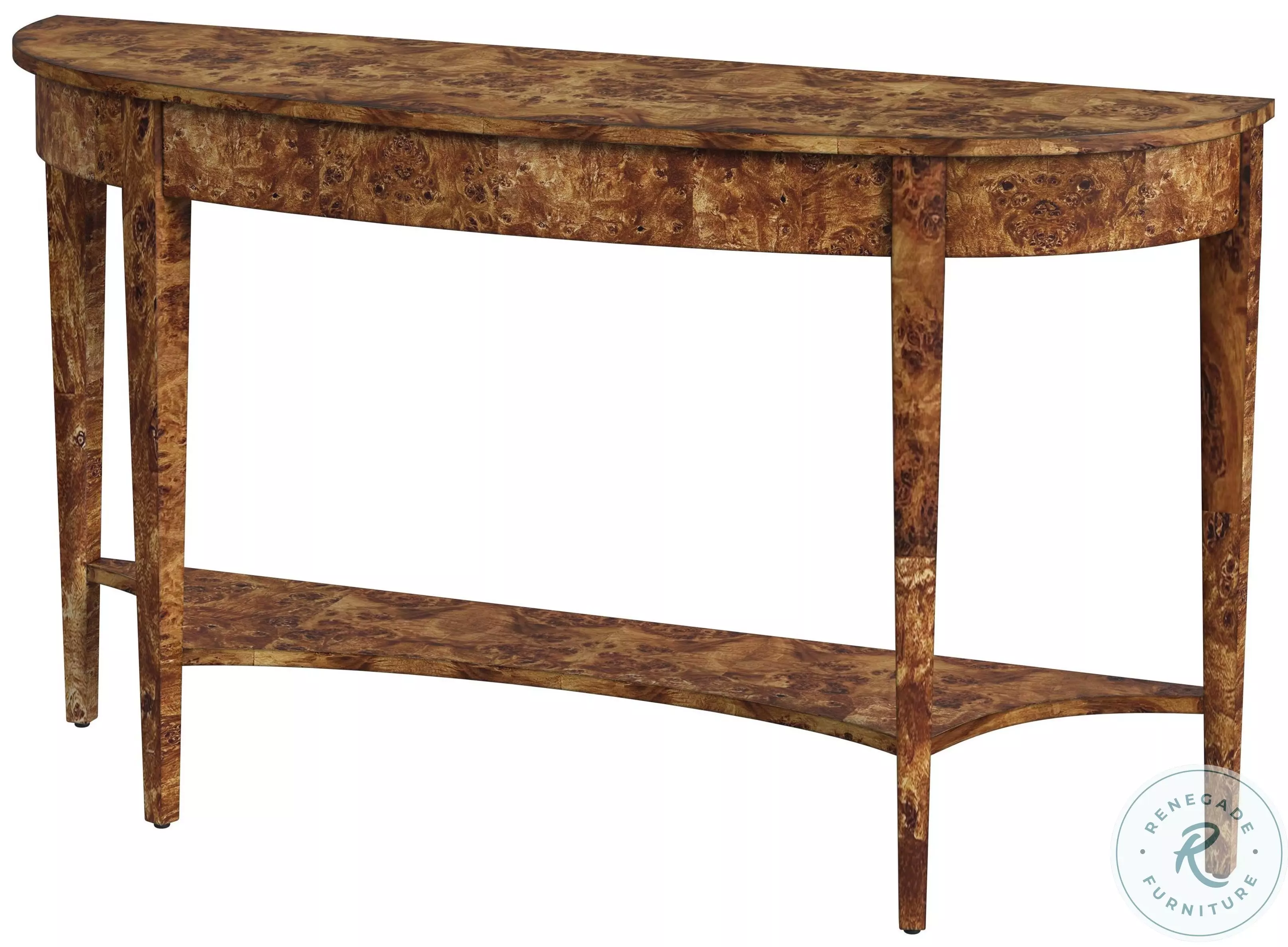 Astor Traditional Burl Console Table From Butler | Coleman Furniture