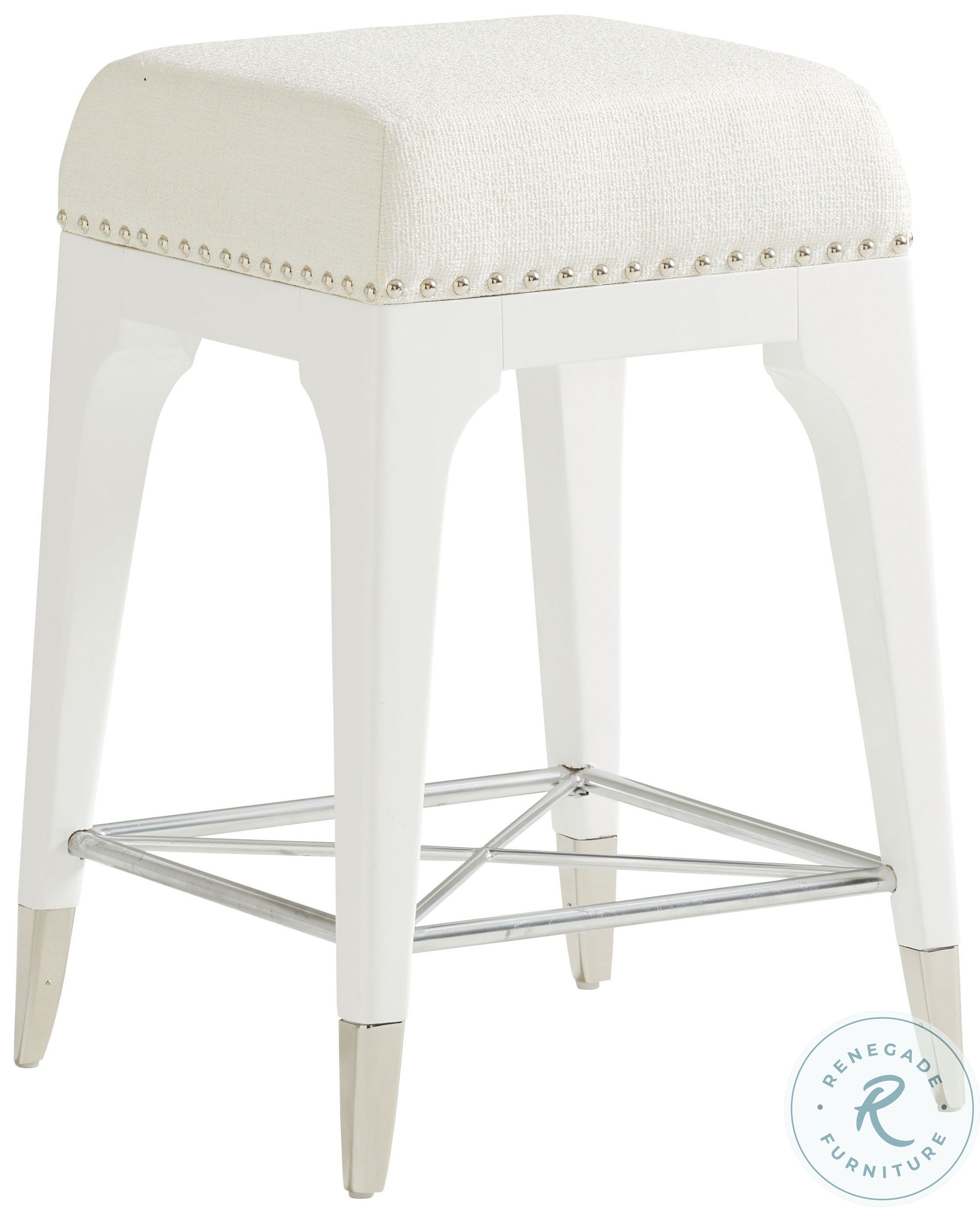 Avondale White Northbrook Counter Height Stool from Lexington | Coleman ...
