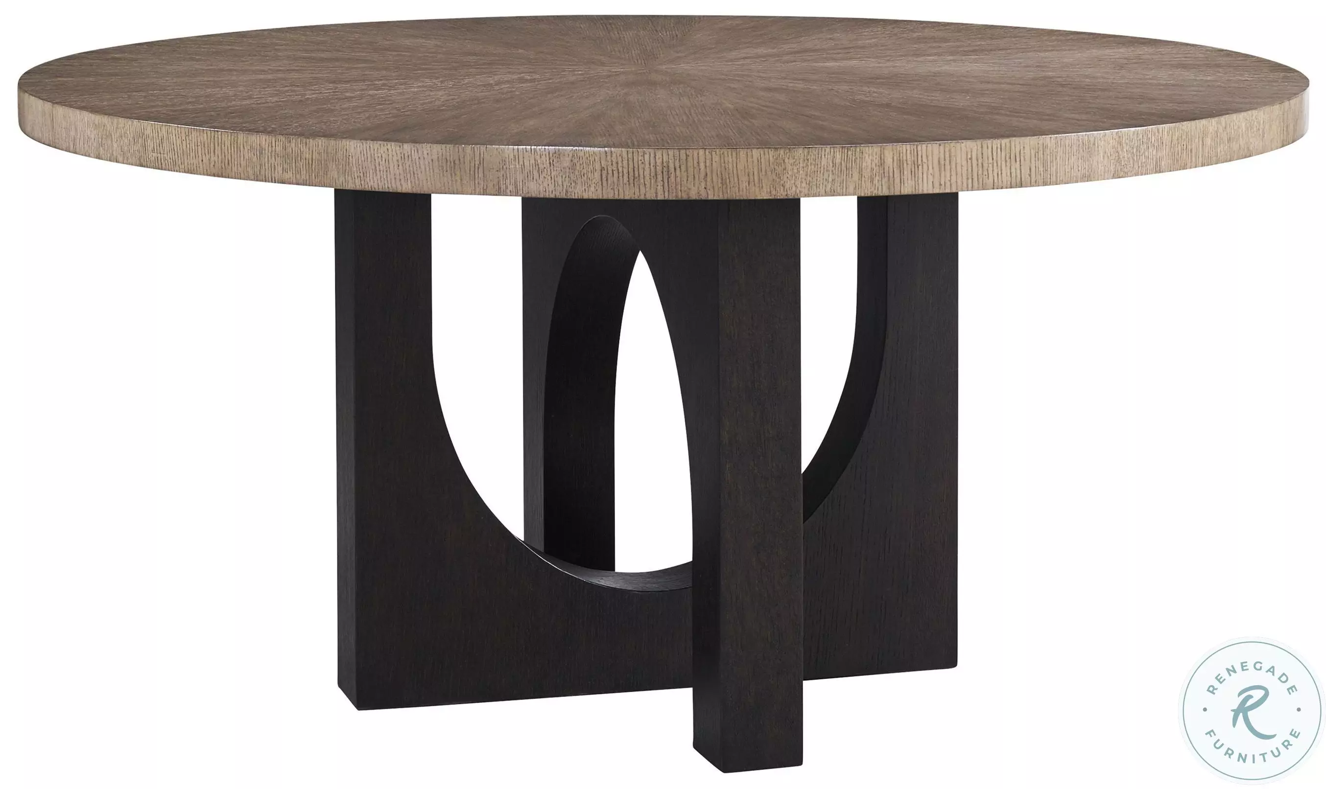 Zanzibar Senegal And Deep Espresso Regent Round Dining Table From Home ...
