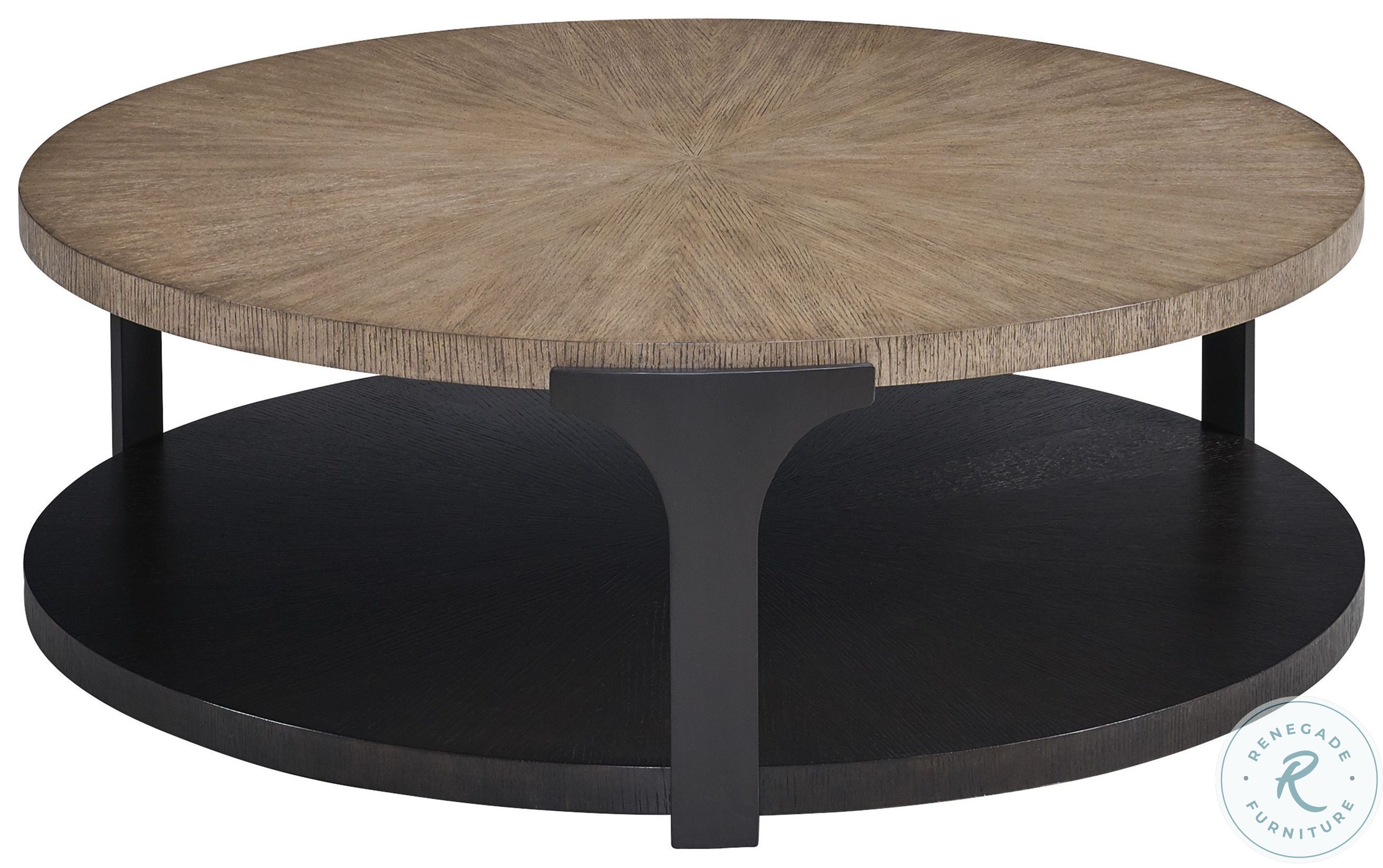 Zanzibar Senegal And Deep Espresso Kenya Round Cocktail Table From ...