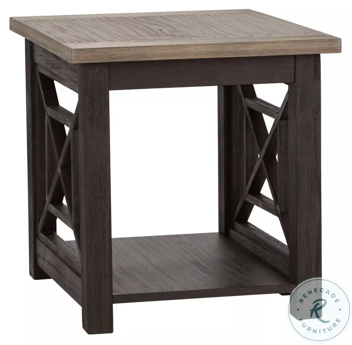 Heatherbrook Charcoal End Table from Liberty (422-OT1020) | Coleman ...