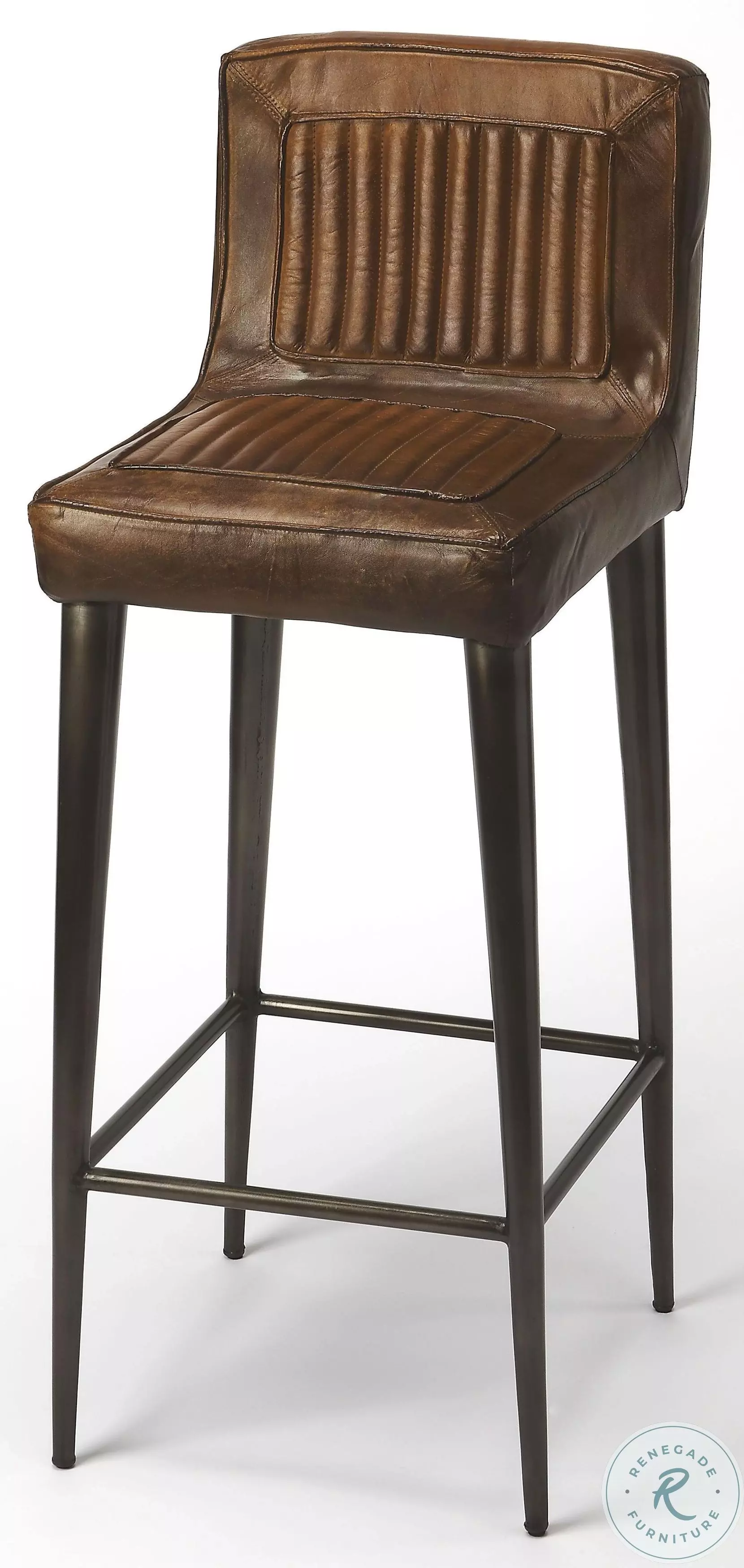 Maxwell Dark Brown Bar Stool from Butler | Coleman Furniture