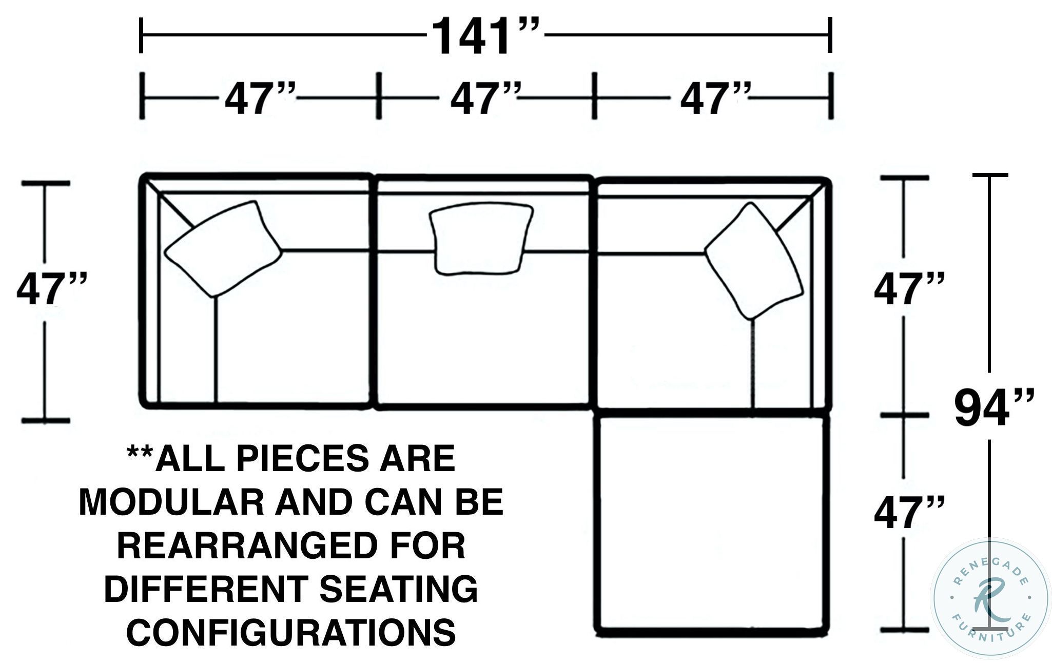Posh Dove Sectional From Jackson | Coleman Furniture