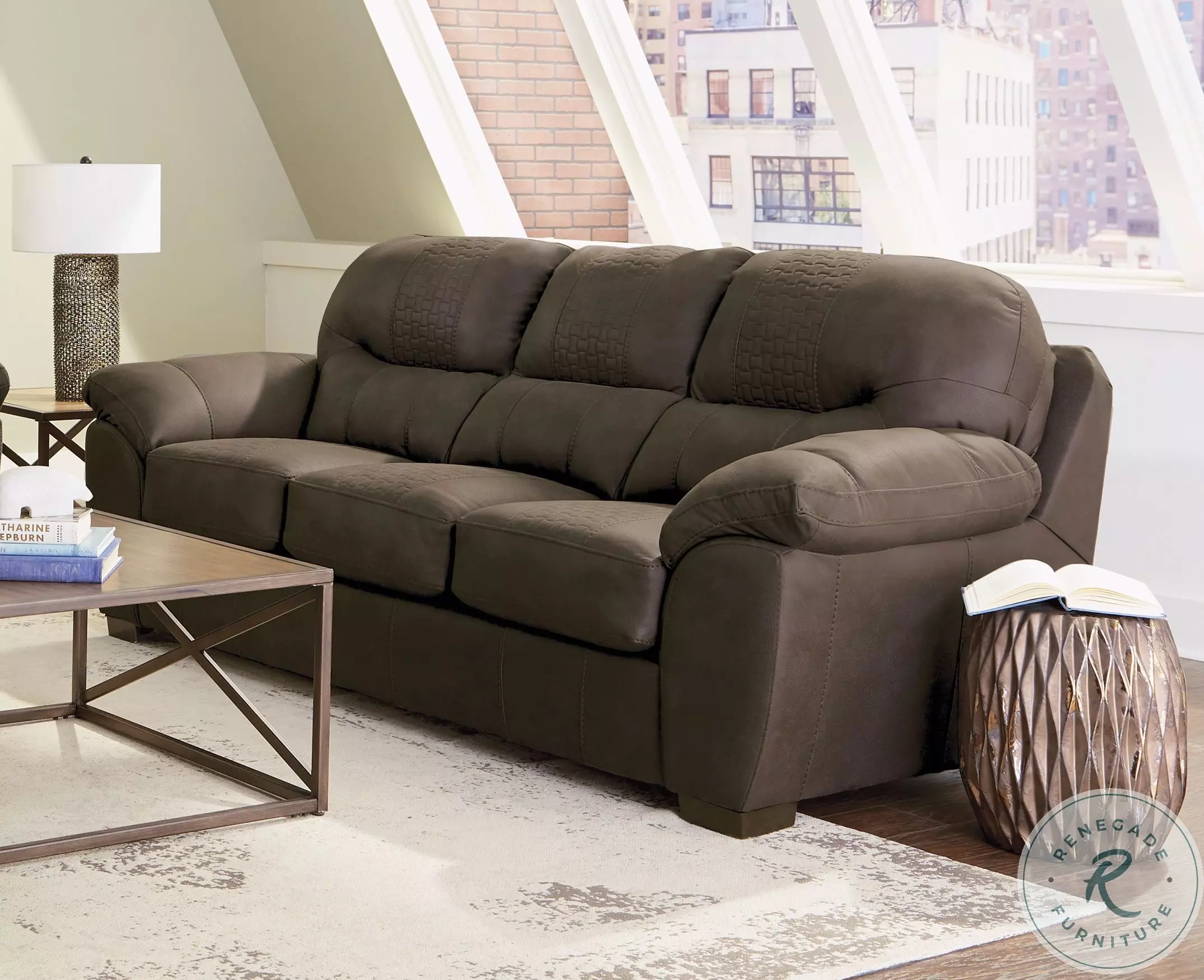Legend Chocolate 94" Sofa From Jackson | Coleman Furniture