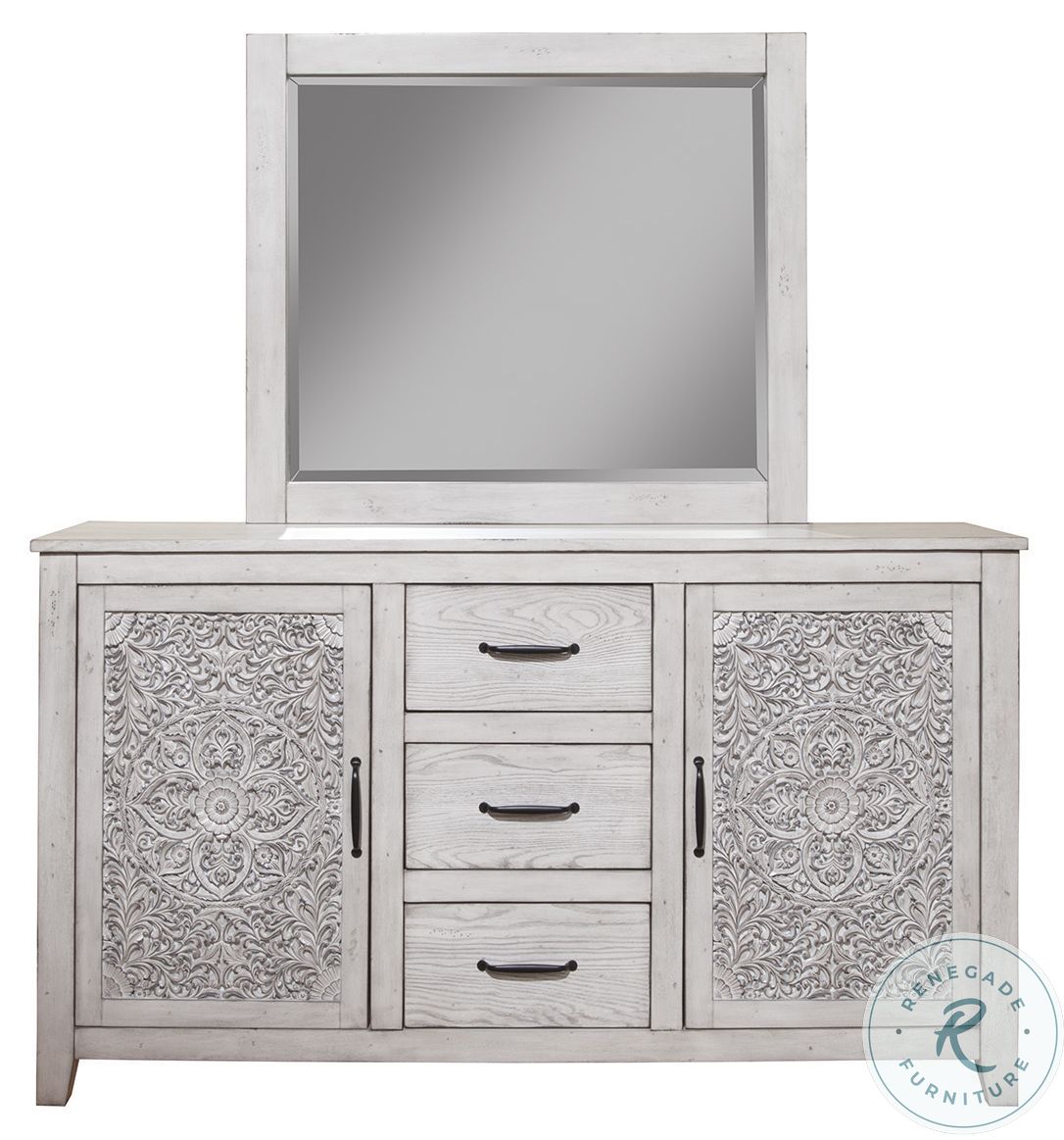 Aria Gray Dresser From Alpine | Coleman Furniture