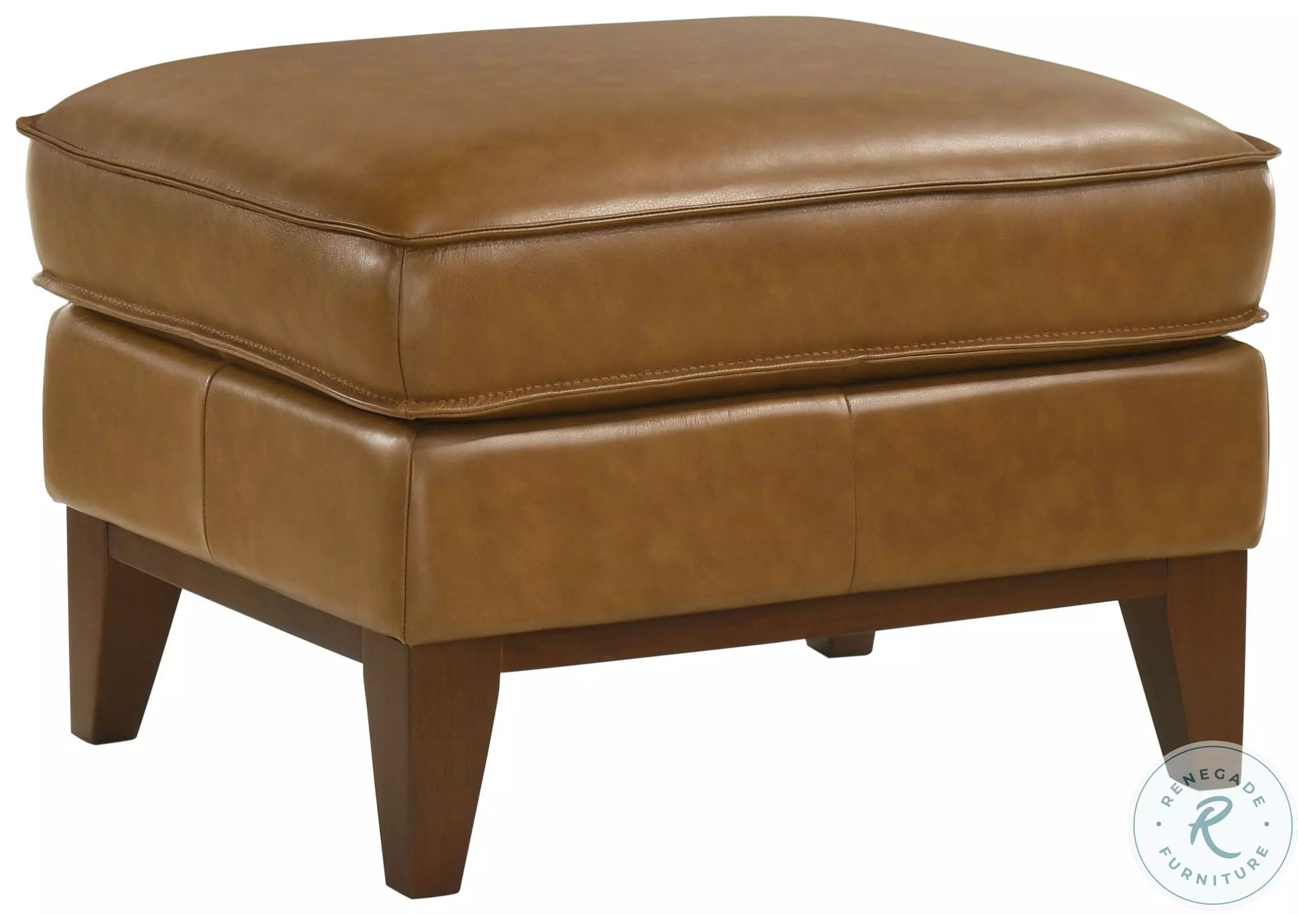 Caspar Caramel Ottoman From New Classic | Coleman Furniture