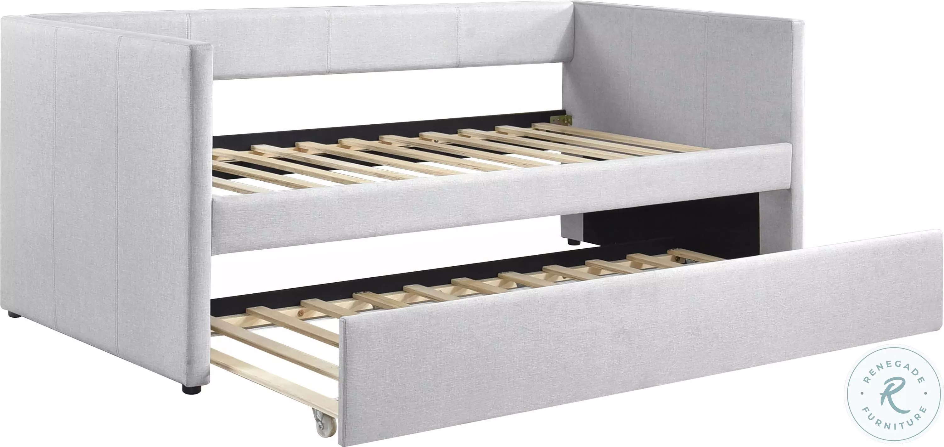 Trudy Gray Twin Daybed with Trundle From Homelegance | Coleman Furniture