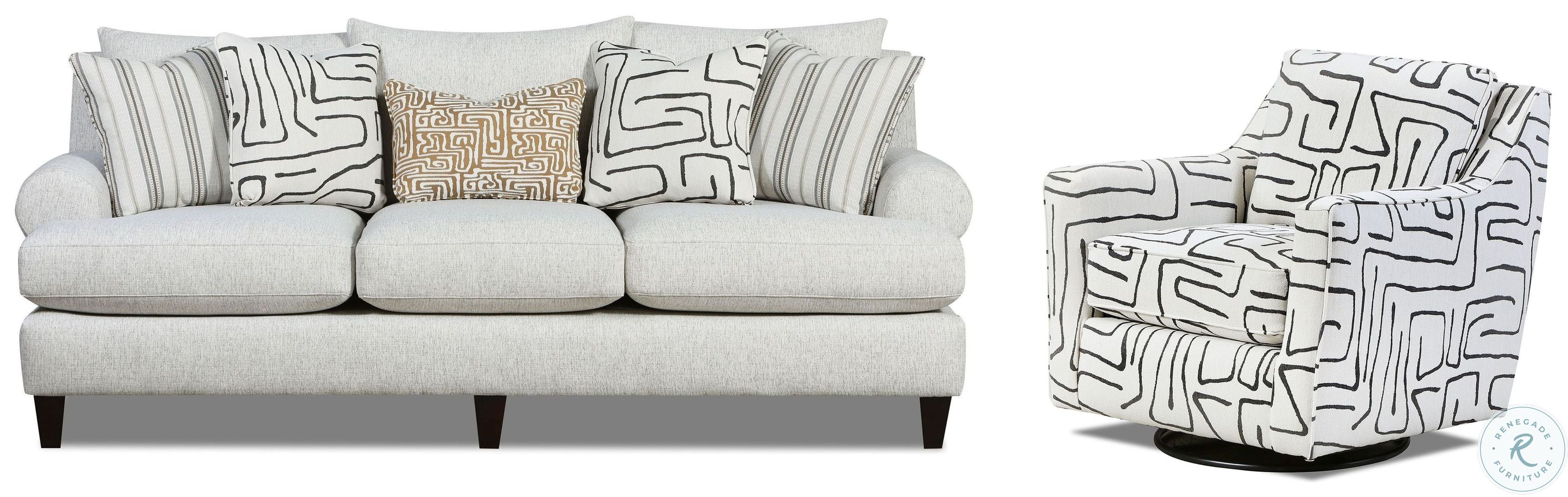 Durango Pewter Round Arms Living Room Set from Southern Home ...