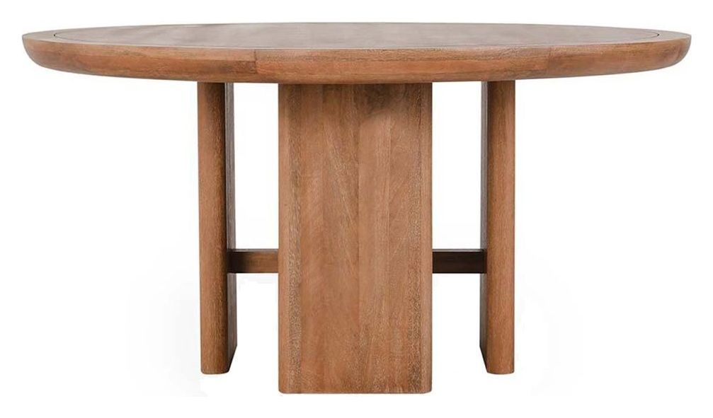 Selena Hickory Brown 60" Round Dining Table From Classic Home | Coleman ...
