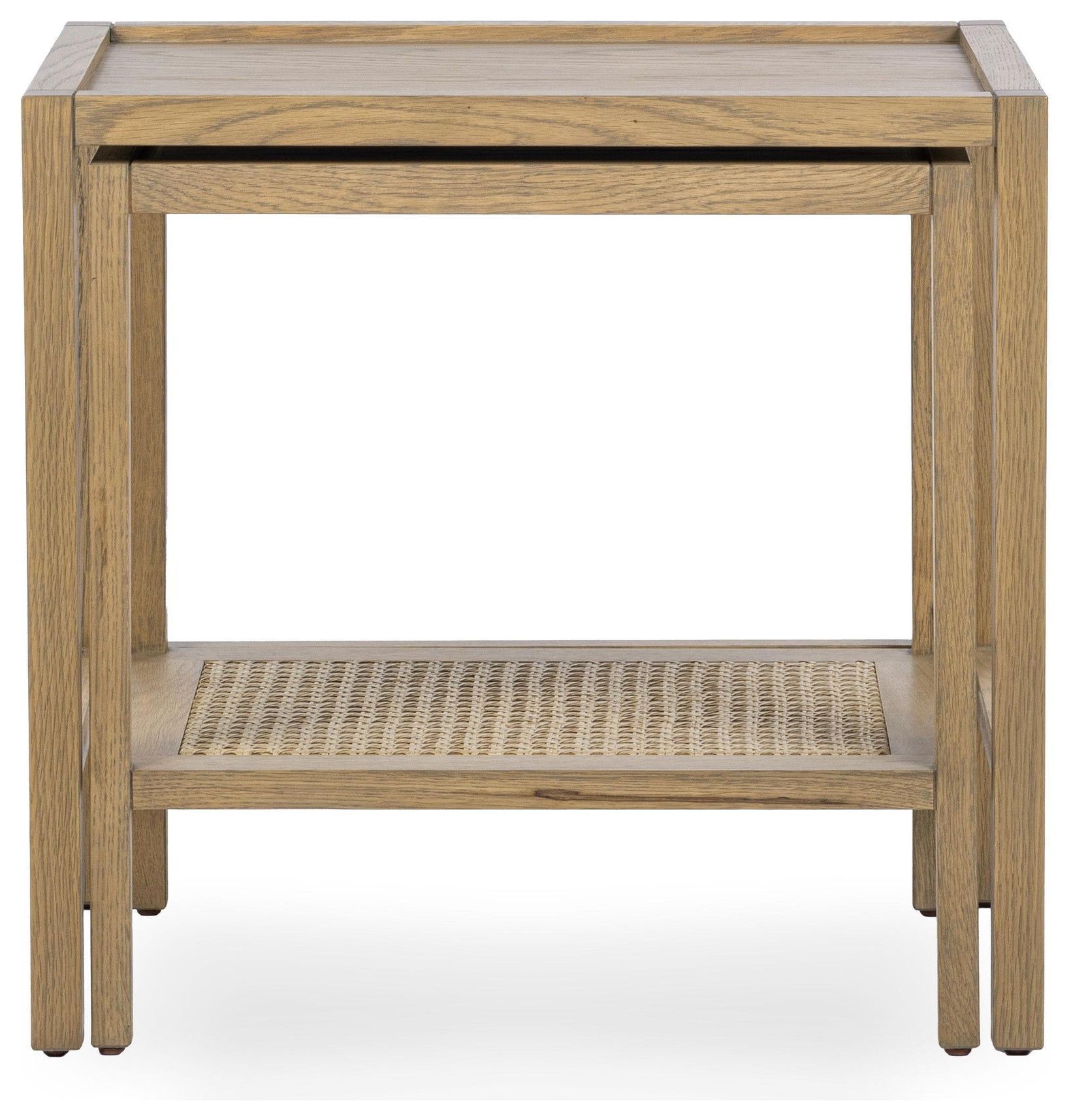 Devin Khaki Mist Rectangular Nesting Accent Table From Classic Home ...