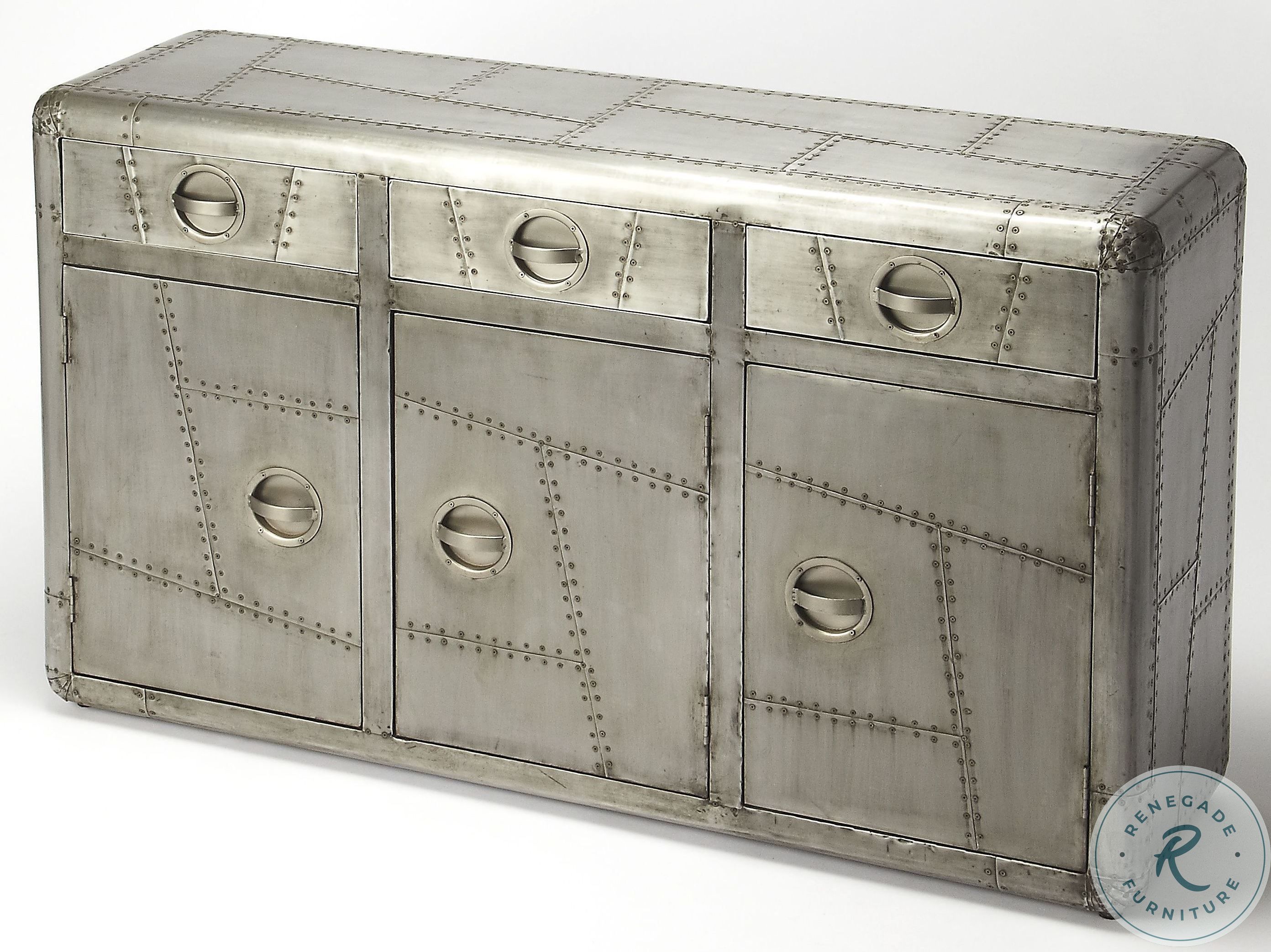 Industrial Chic Yeager Aviator Console Cabinet from Butler (5152330 ...