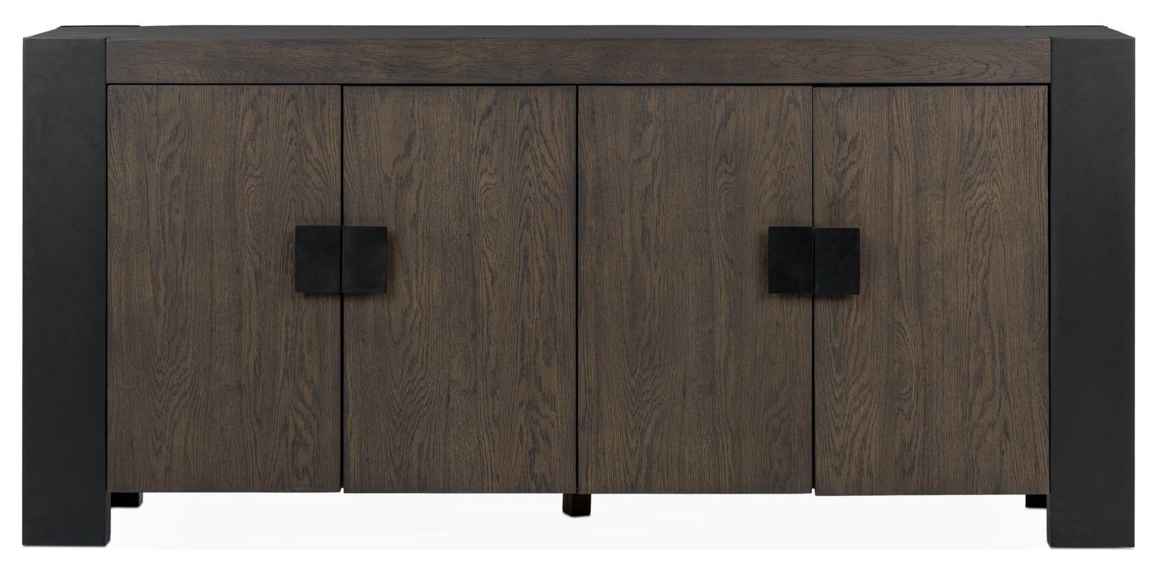 Deaven Toasted Brown 4 Door Buffet From Classic Home | Coleman Furniture