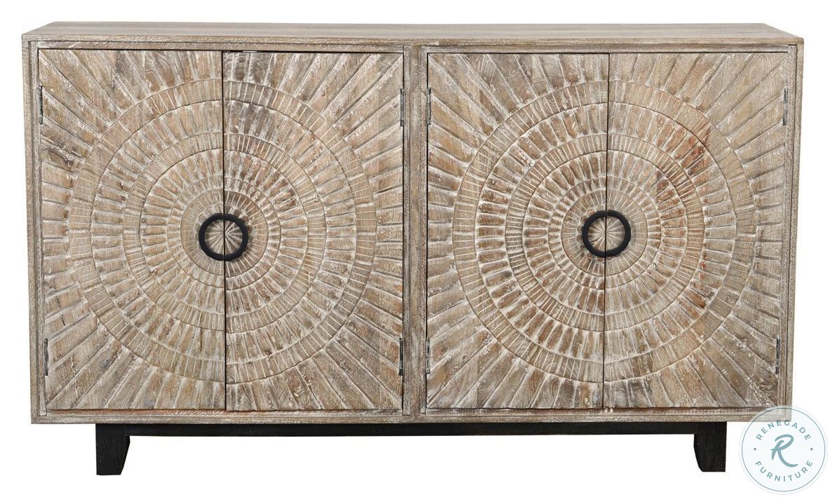 Vivienne Gray 4 Drawer Sideboard from Classic Home | Coleman Furniture