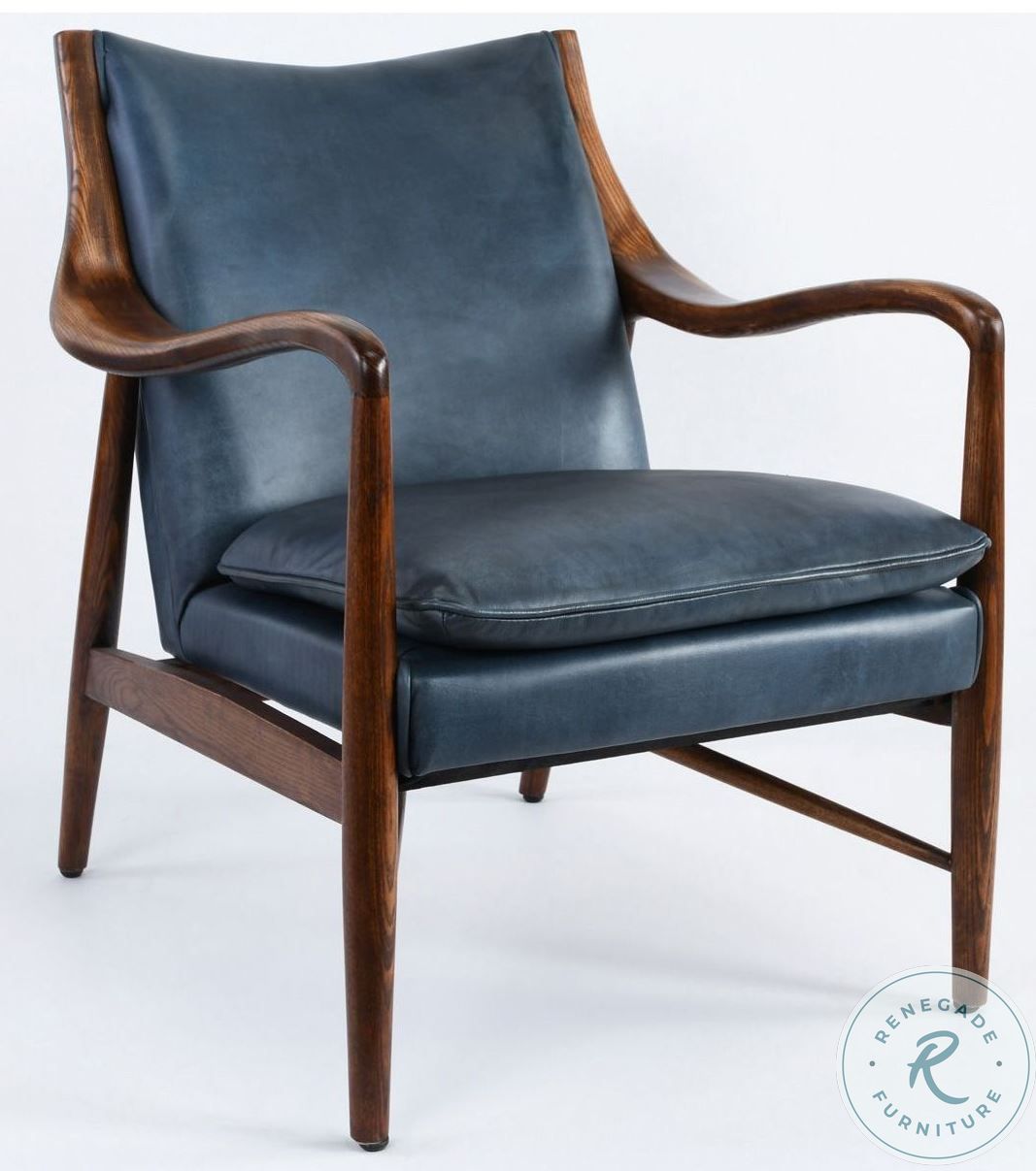 Kiannah Blue Club Chair from Classic Home | Coleman Furniture
