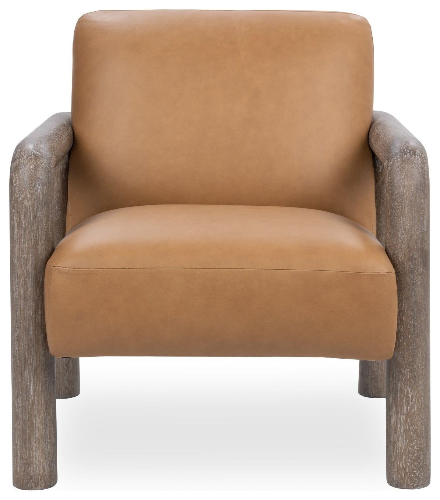 Reyna Tan Leather Upholstered Accent Chair From Classic Home | Coleman ...