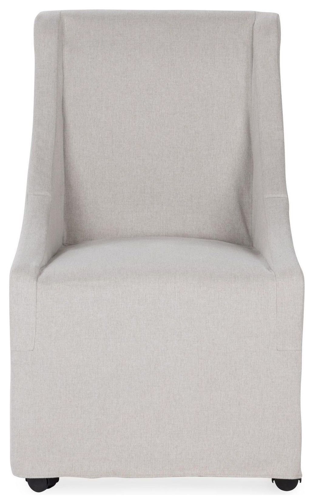 Warwick Sandy Tan Upholstered Dining Chair with Casters From Classic ...