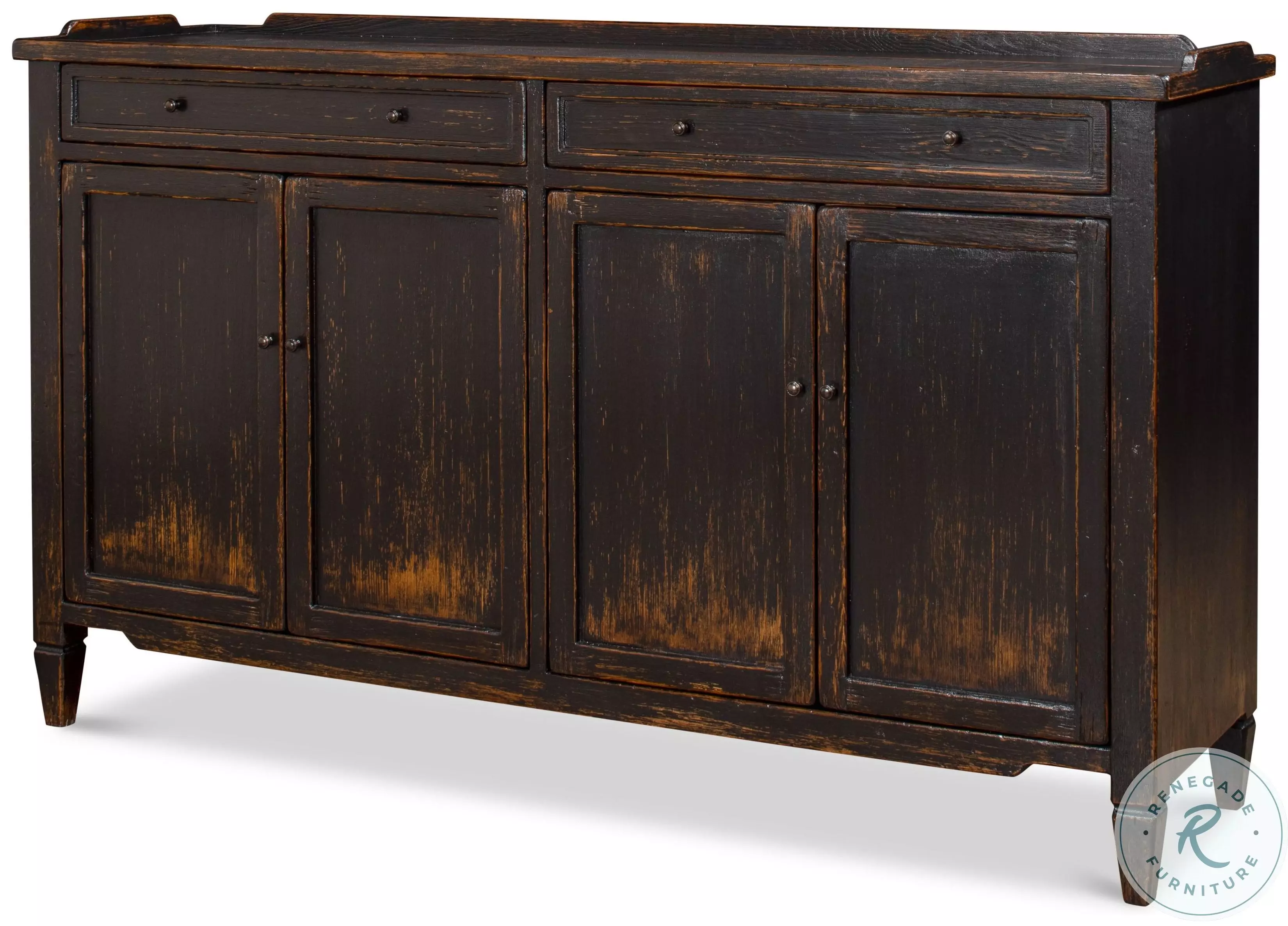 Madigan Antique Black Sideboard From Sarreid | Coleman Furniture