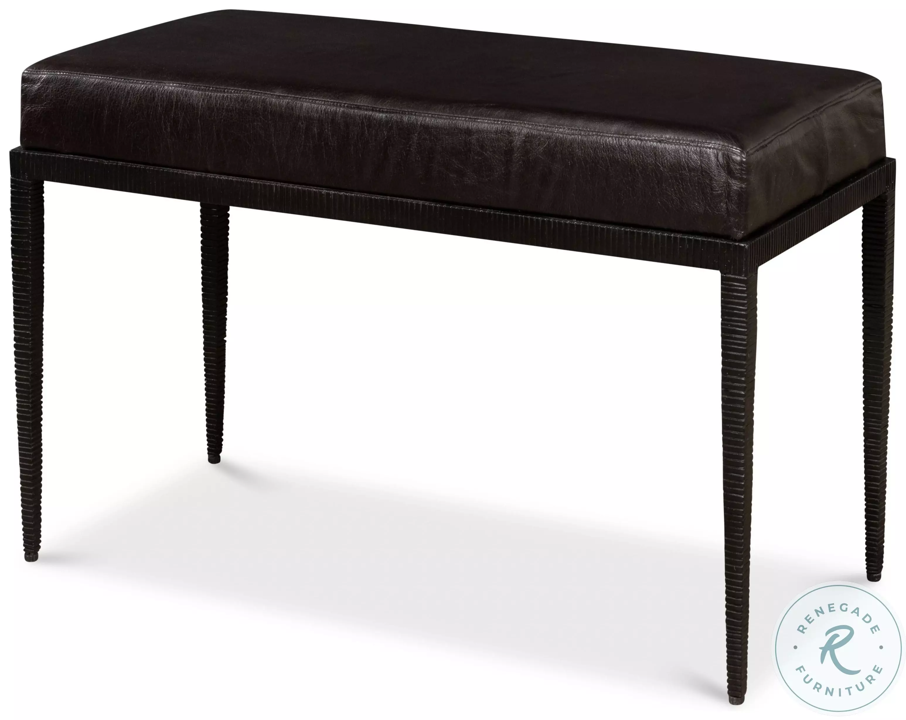Duke Black Bench From Sarreid | Coleman Furniture