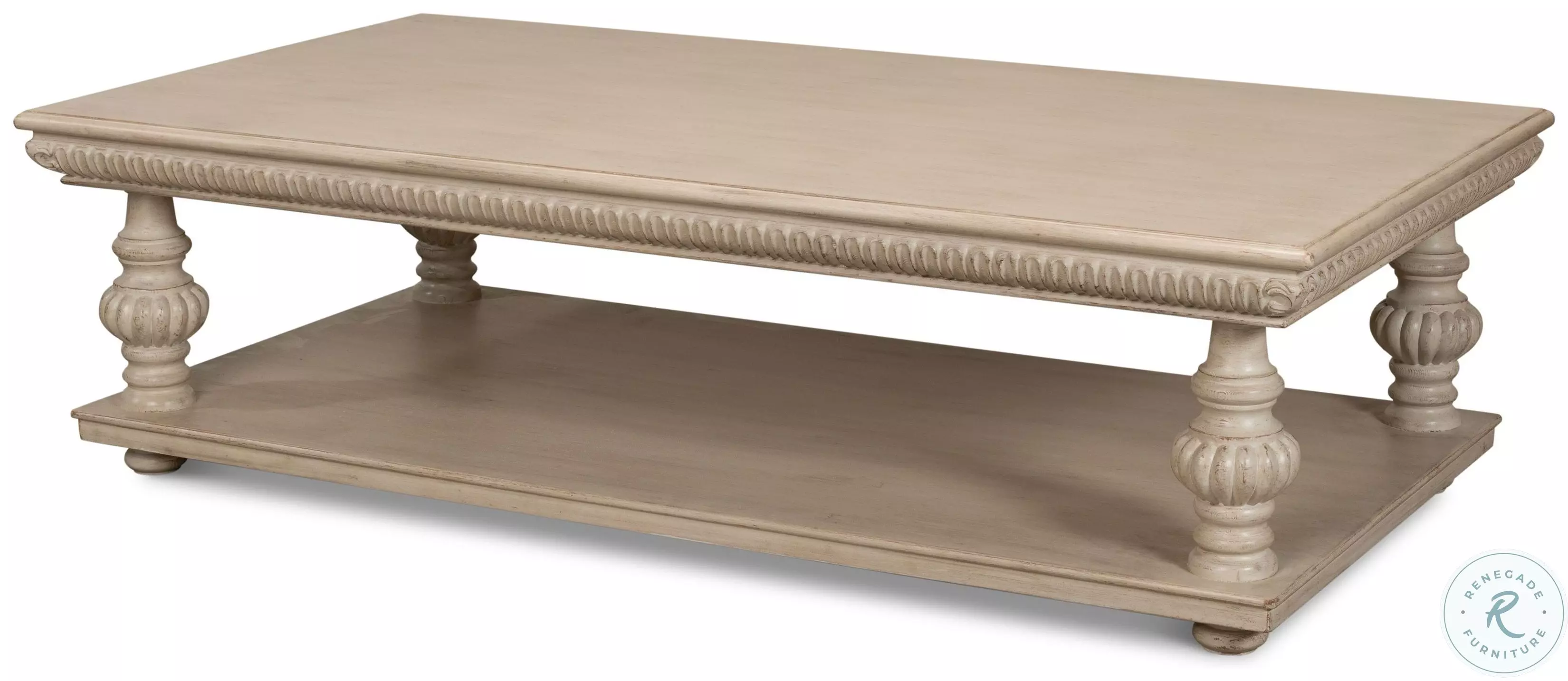 Hugo Stone Grey Cocktail Table From Sarreid | Coleman Furniture